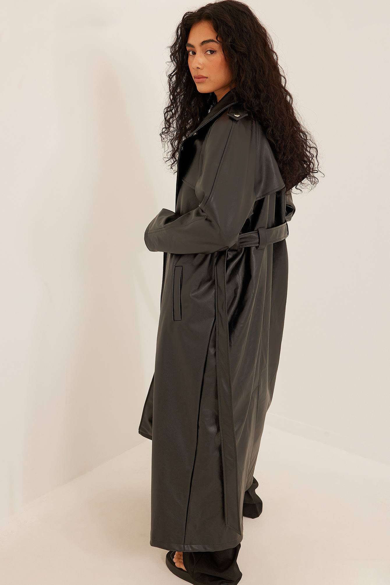 Pu Coat Black | na-kd.com