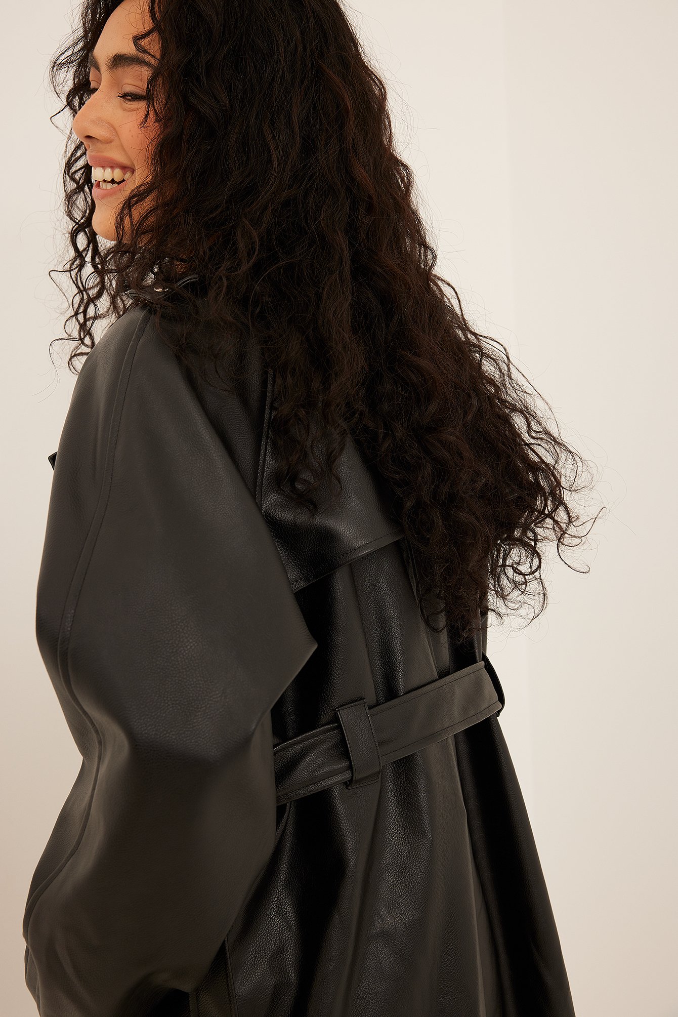 Pu Coat Black | na-kd.com