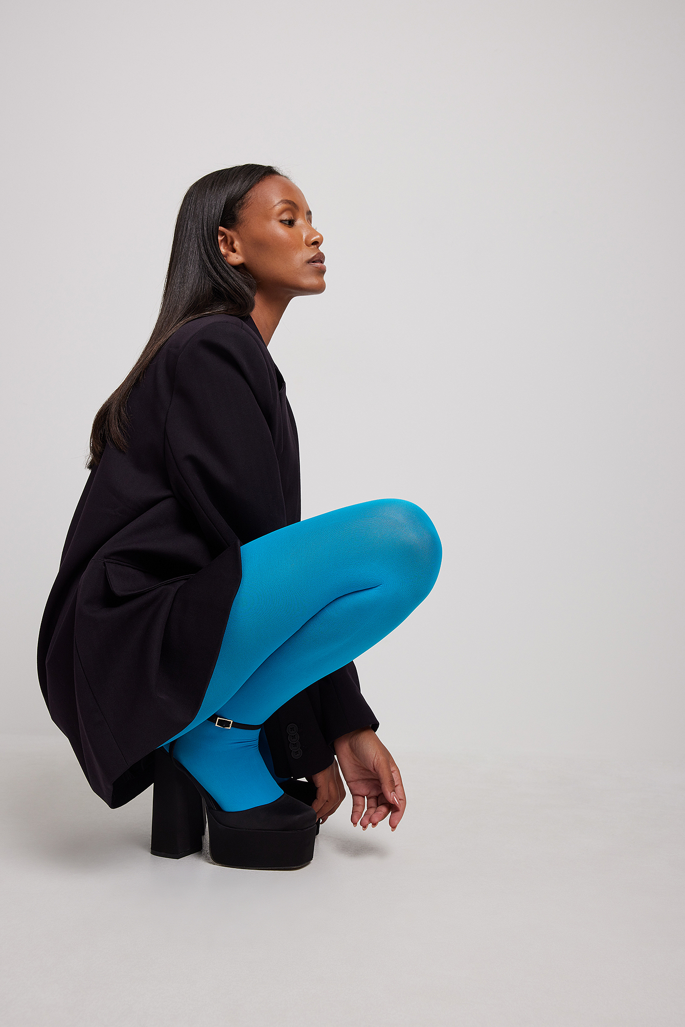 Collants colorés Bleu | NA-KD