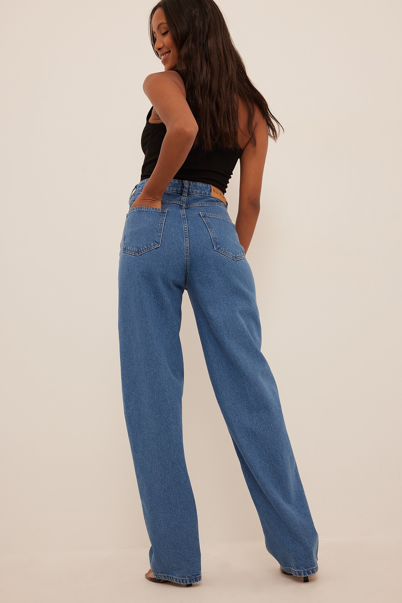 Cut Out Side Denim Blue | na-kd.com