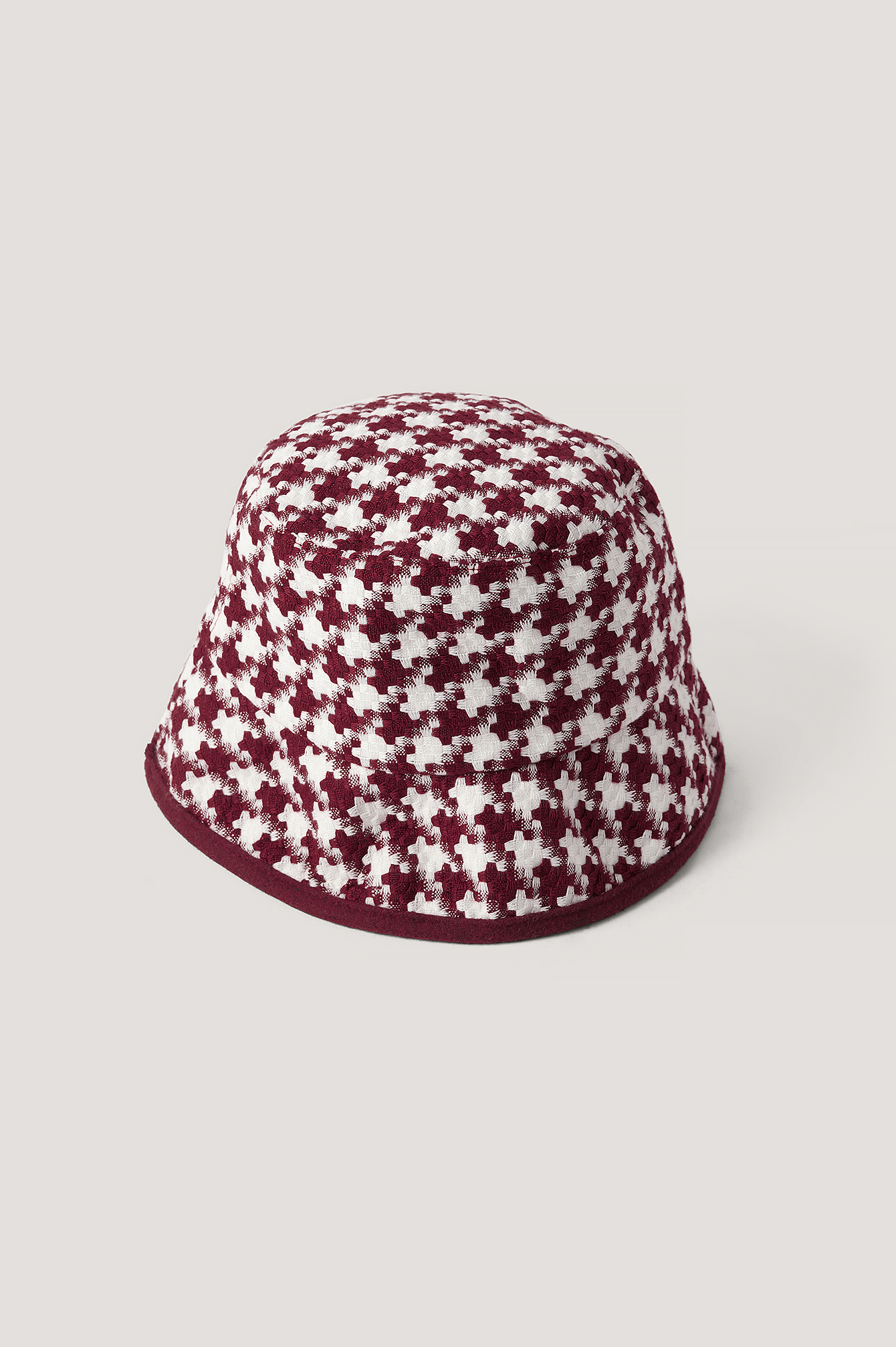 Dogtooth Bucket Hat Red | na-kd.com