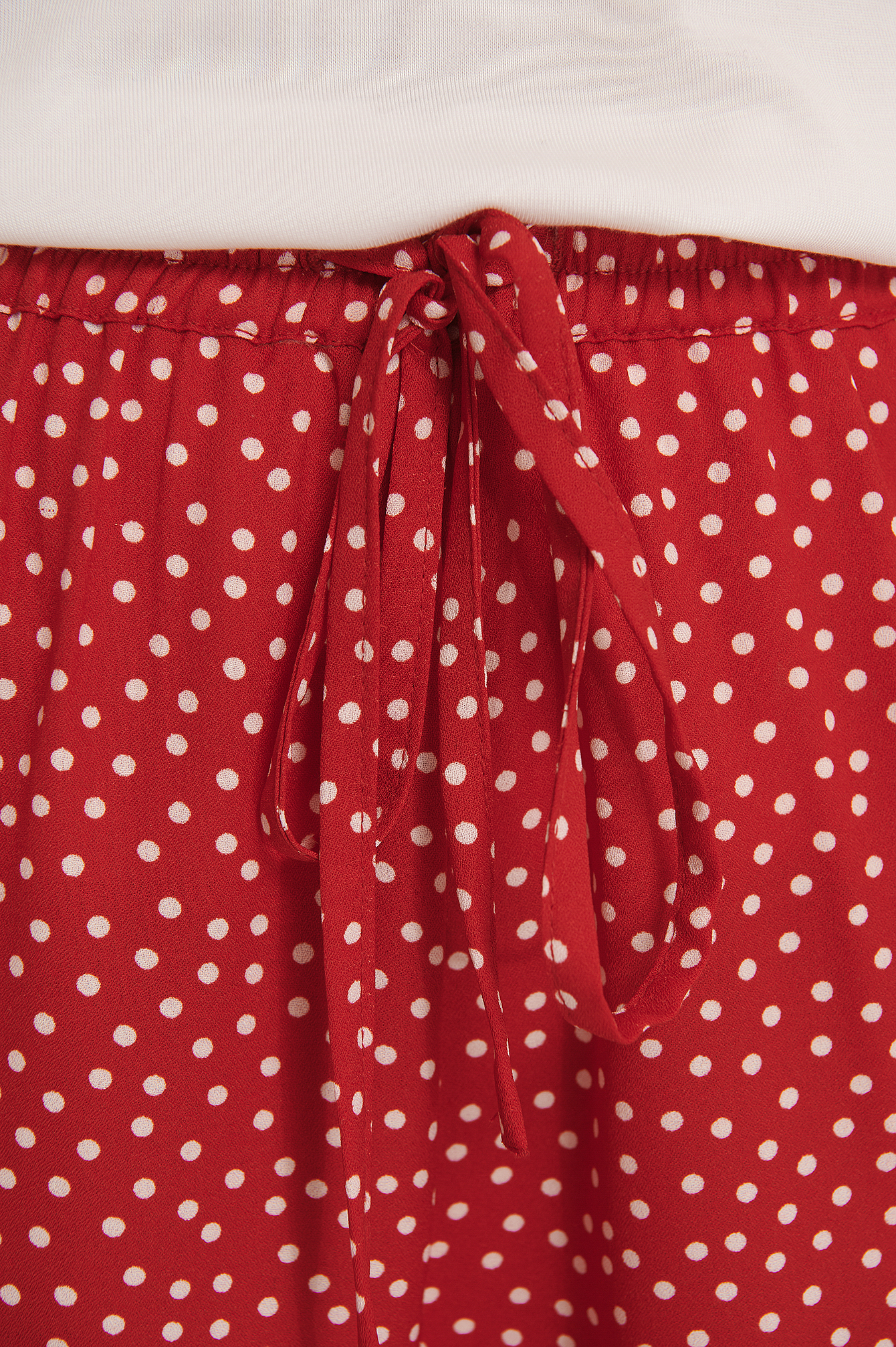 Dotted Frill Hem Shorts Dotted | na-kd.com
