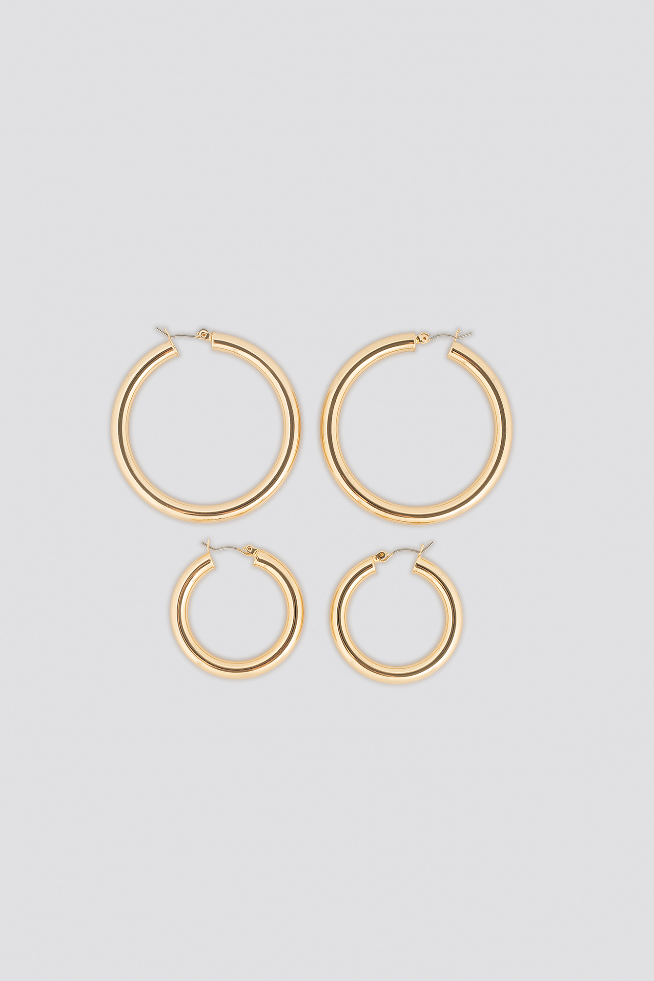 Double Back Basic Hoops Gold | NA-KD