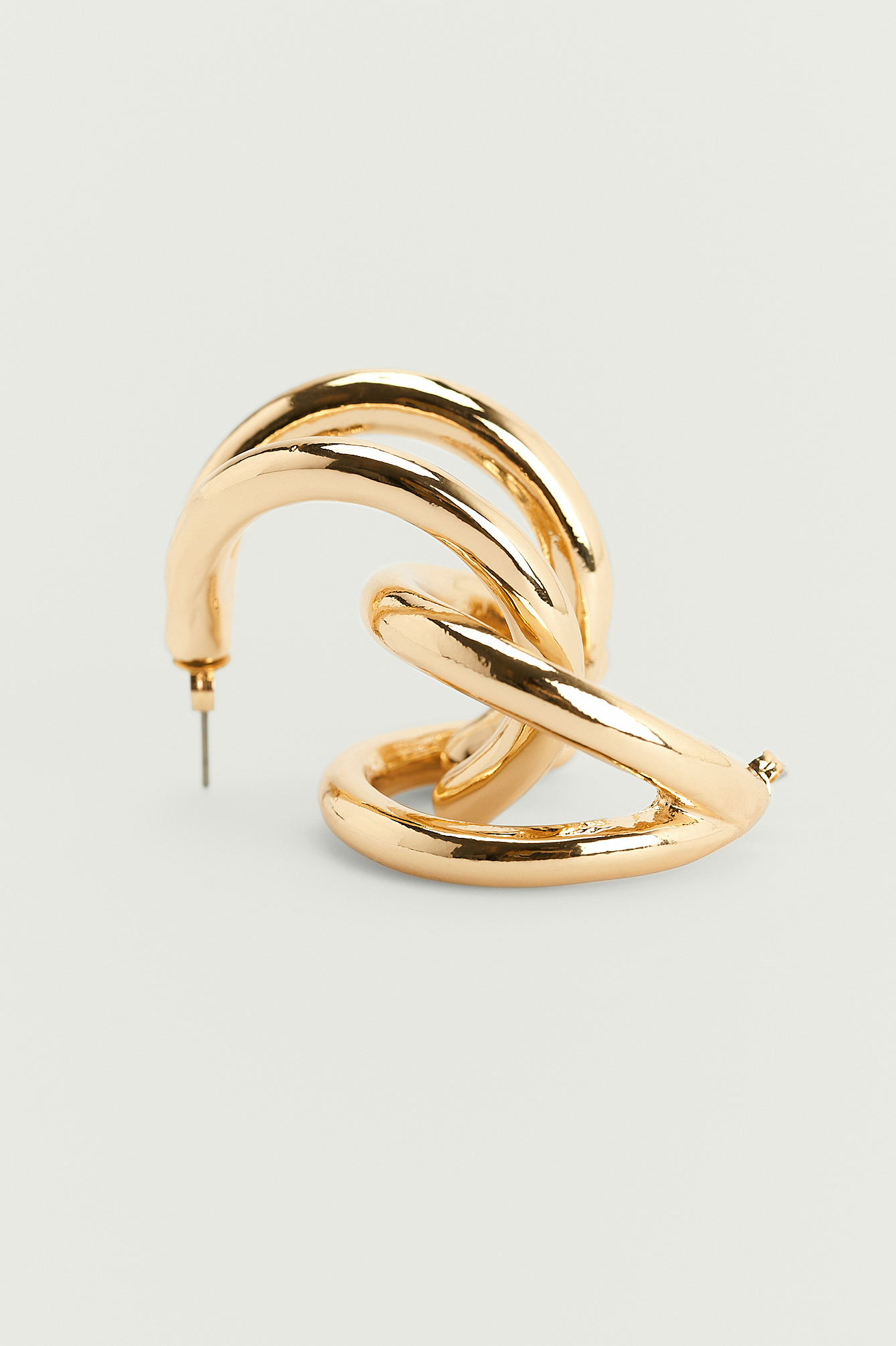 Double Chunky Hoops Gold | na-kd.com