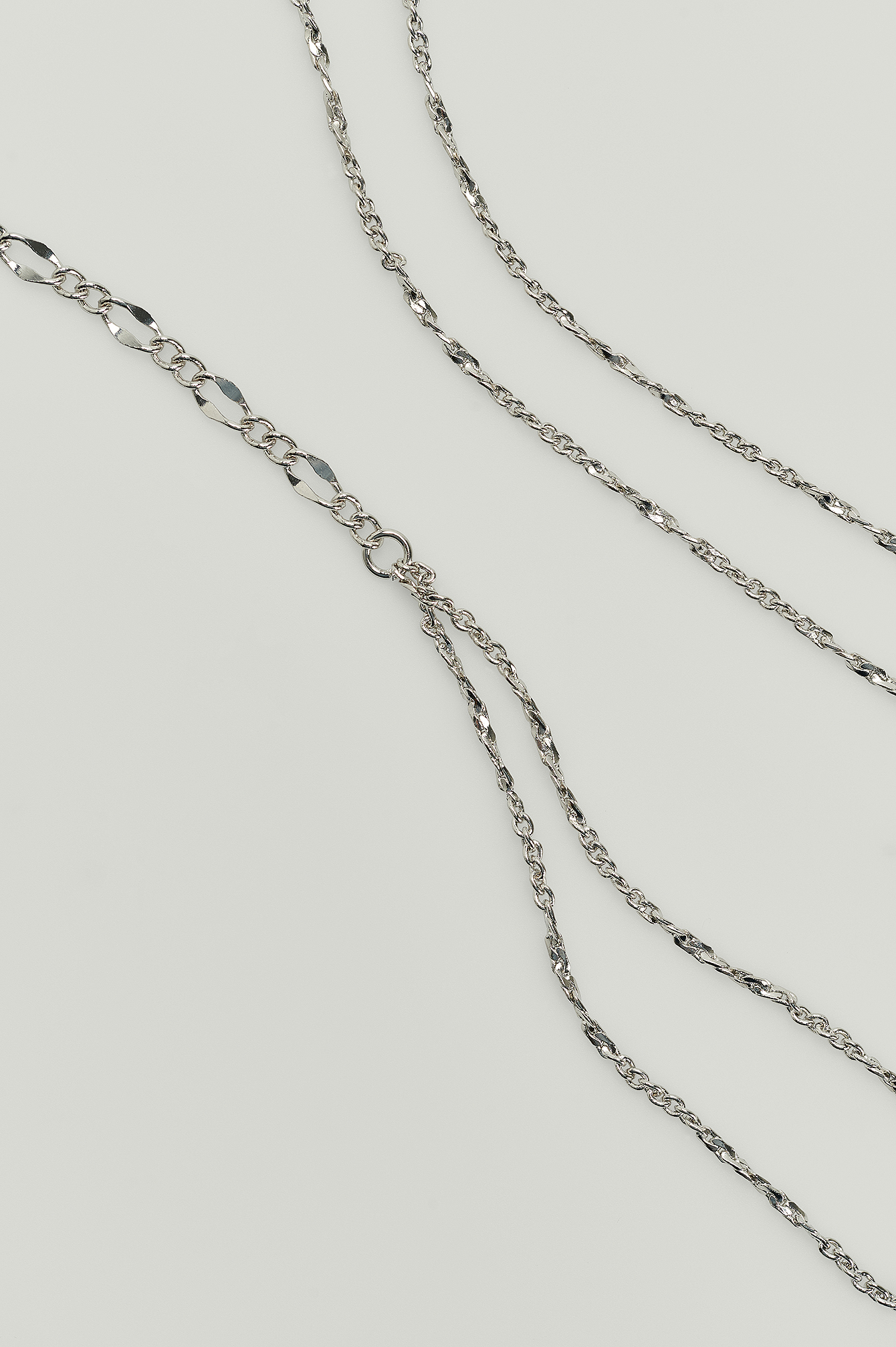 Double Layer Belly Chain Silver | na-kd.com