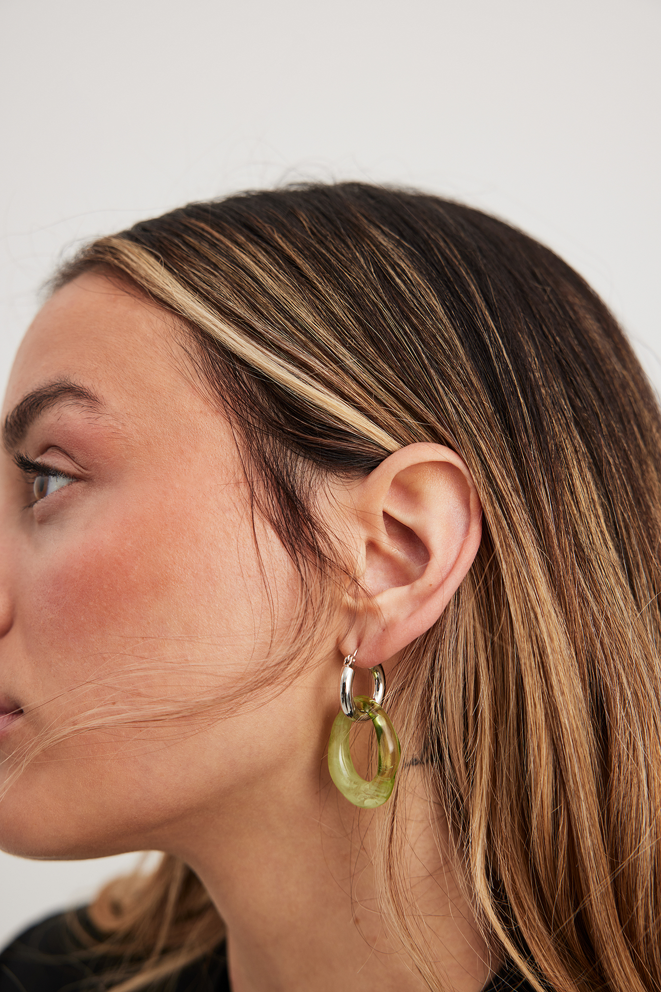 Double Ring Earring Multicolor | NA-KD