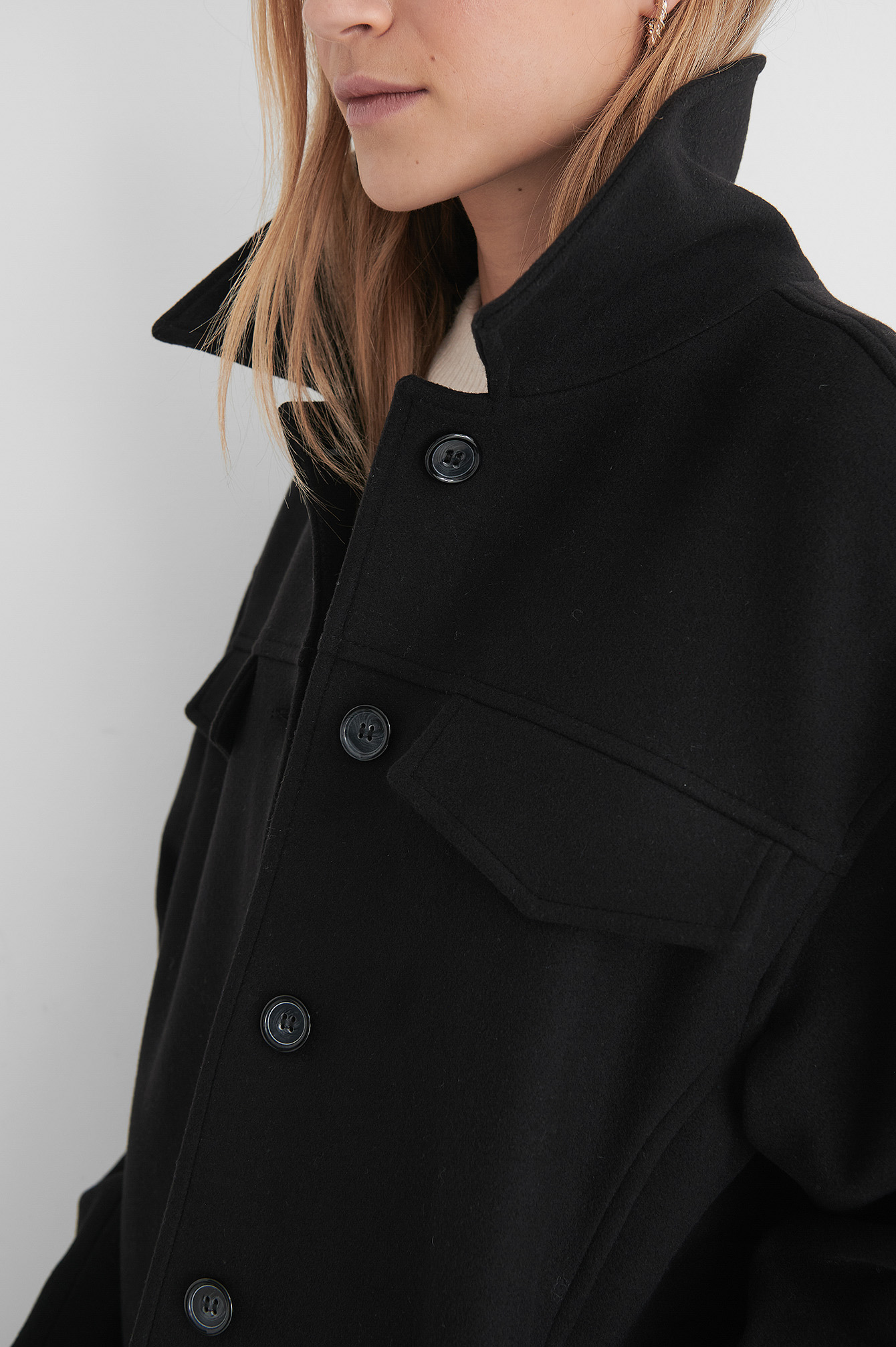 Kort Kappa Svart | na-kd.com