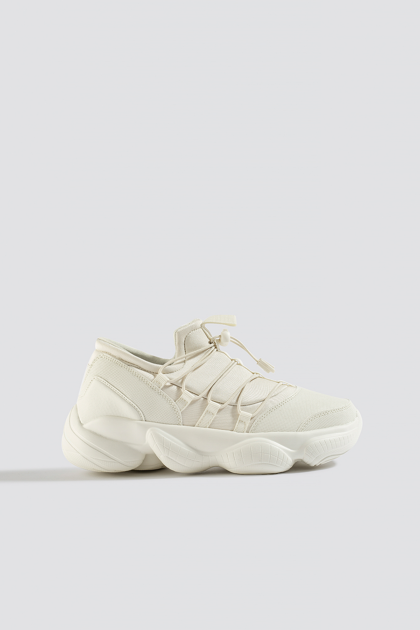 Elastic Detailed Trainers White | NA-KD