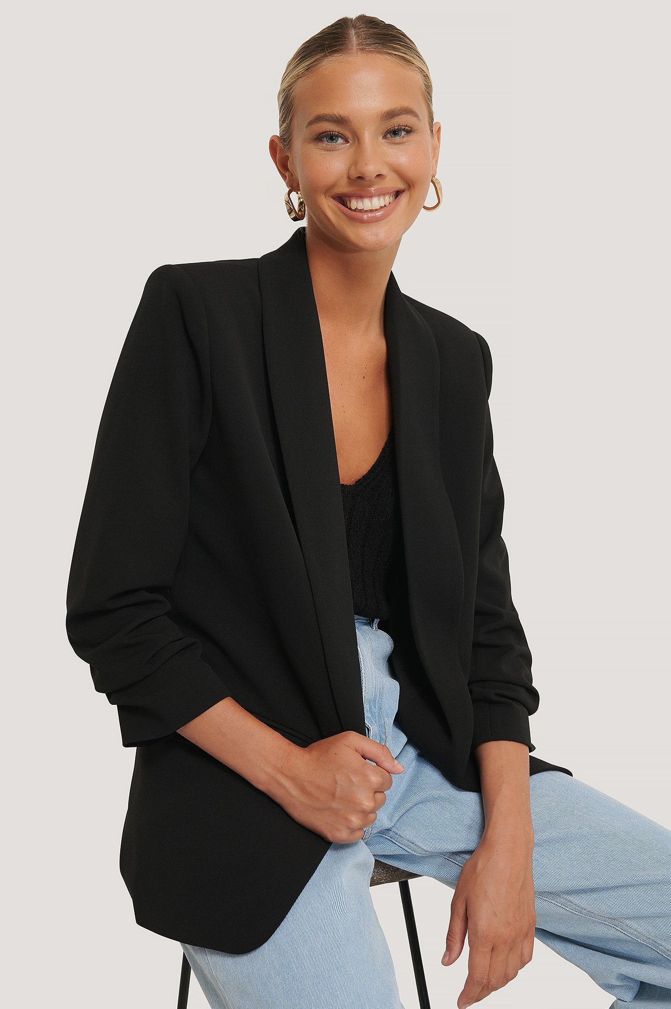 Classic Blazer Beige | na-kd.com