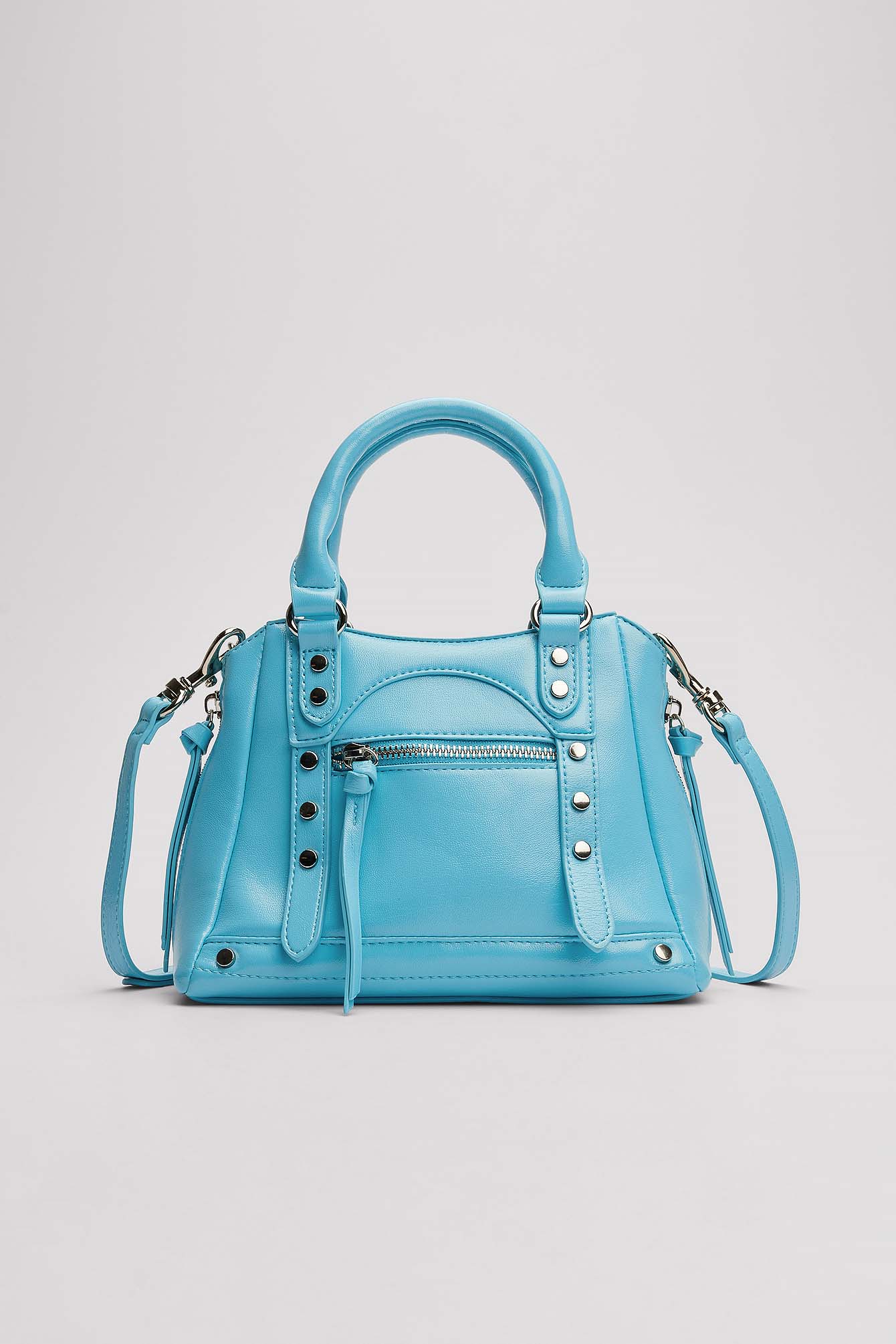 Hardware Detailed Mini Bag Blue | NA-KD