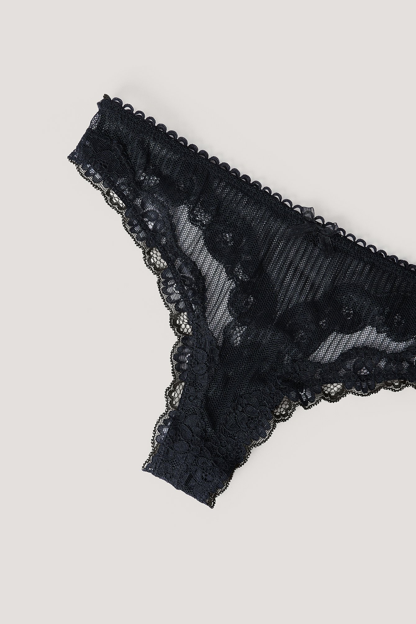 3-pack kanten strings Zwart | na-kd.com