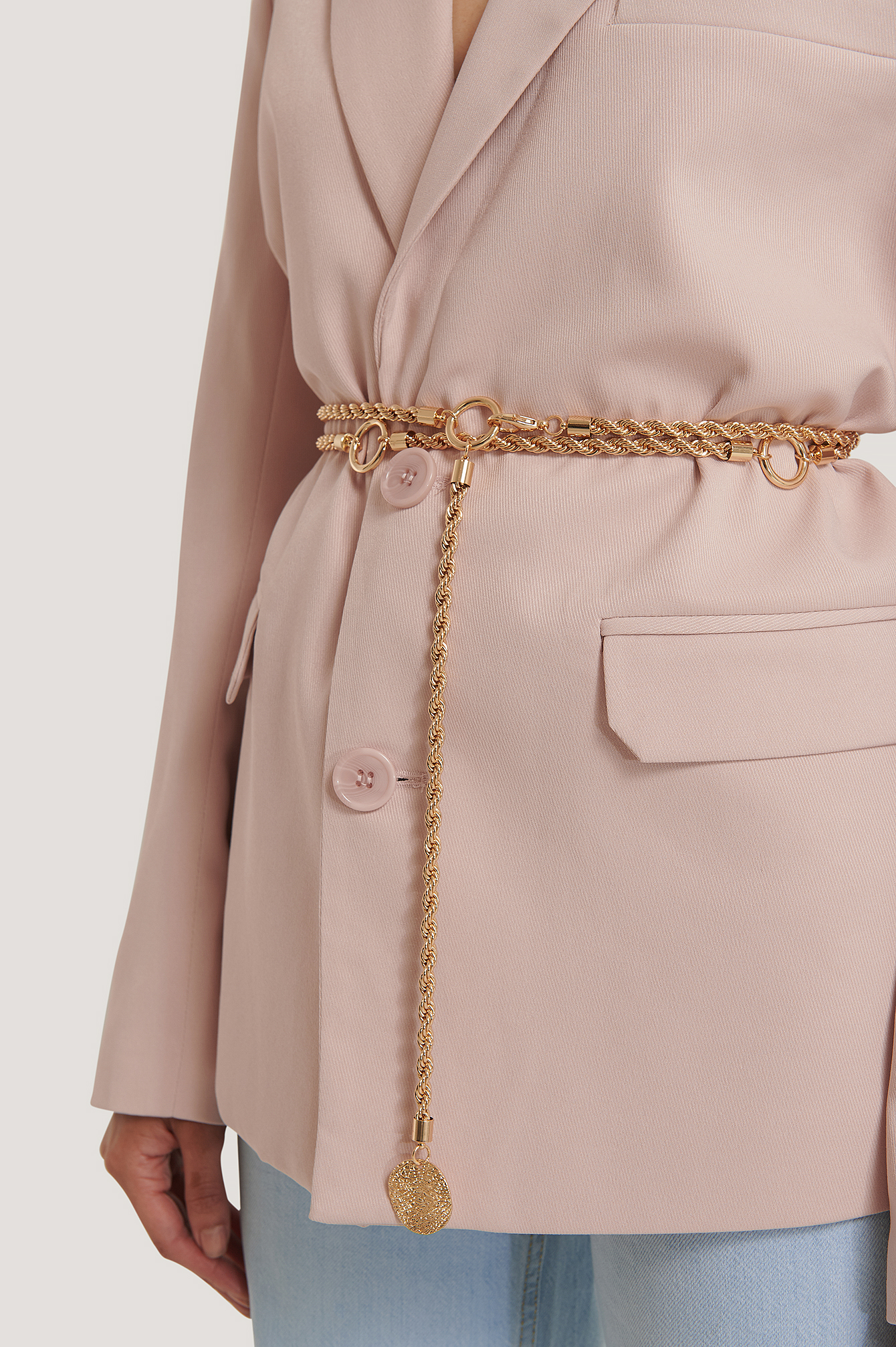 Layered Cordon Belt Guld | na-kd.com
