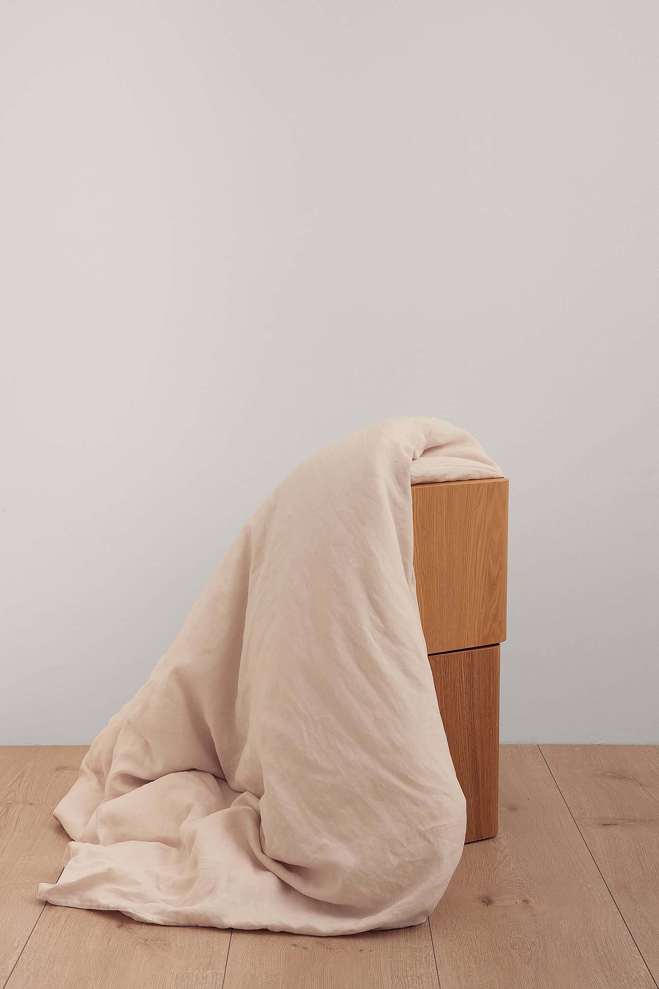 Linen Bedding Set Single Purple | na-kd.com