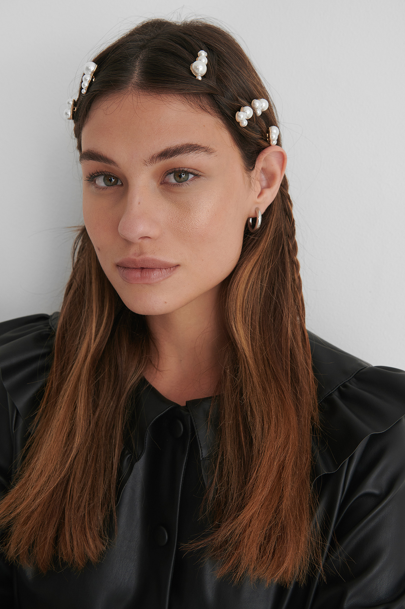 Multi Pearl Decorated Hair Pins Gold | NA-KD