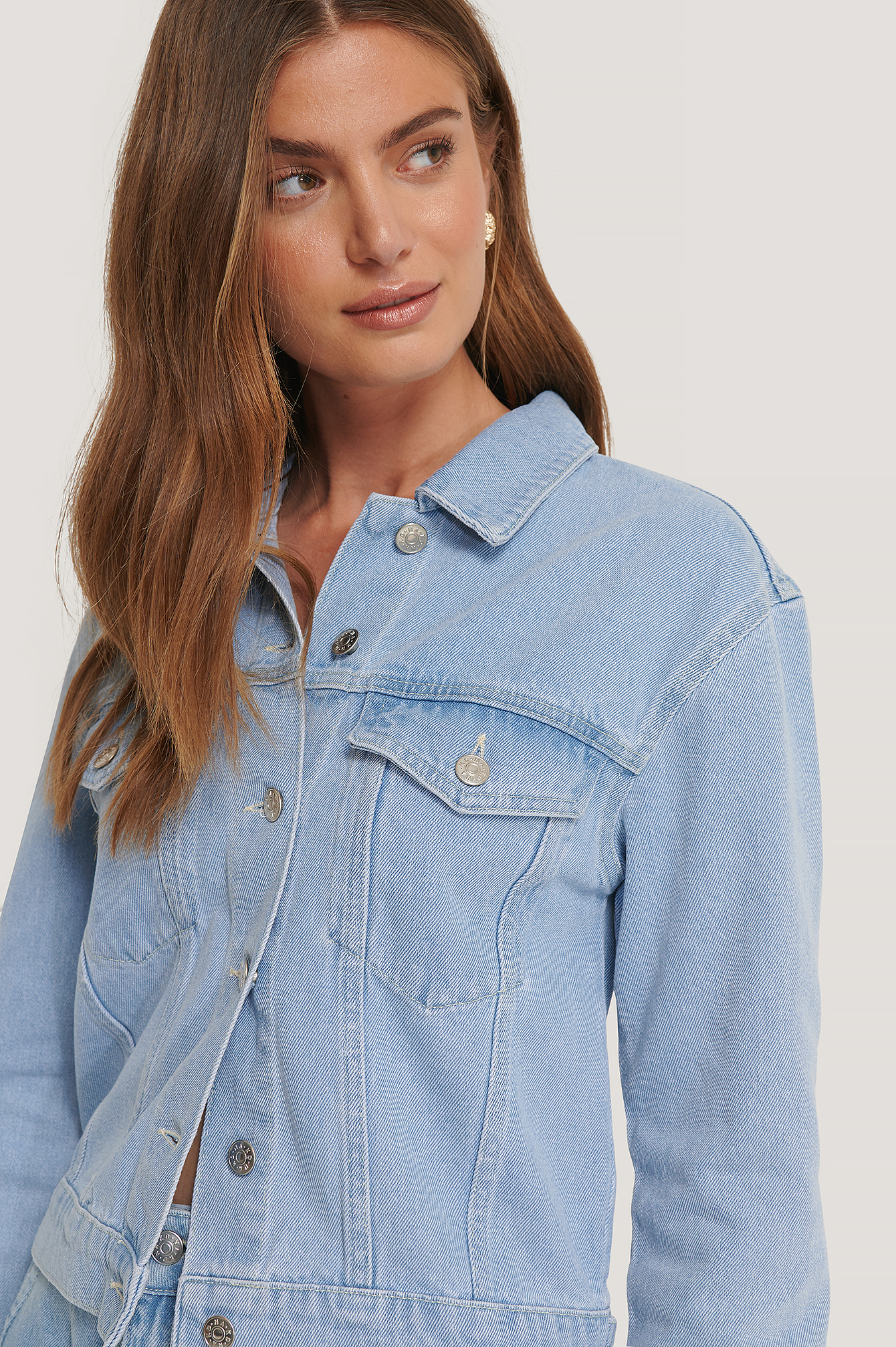 Oversized Denim Jacket Blau | na-kd.com