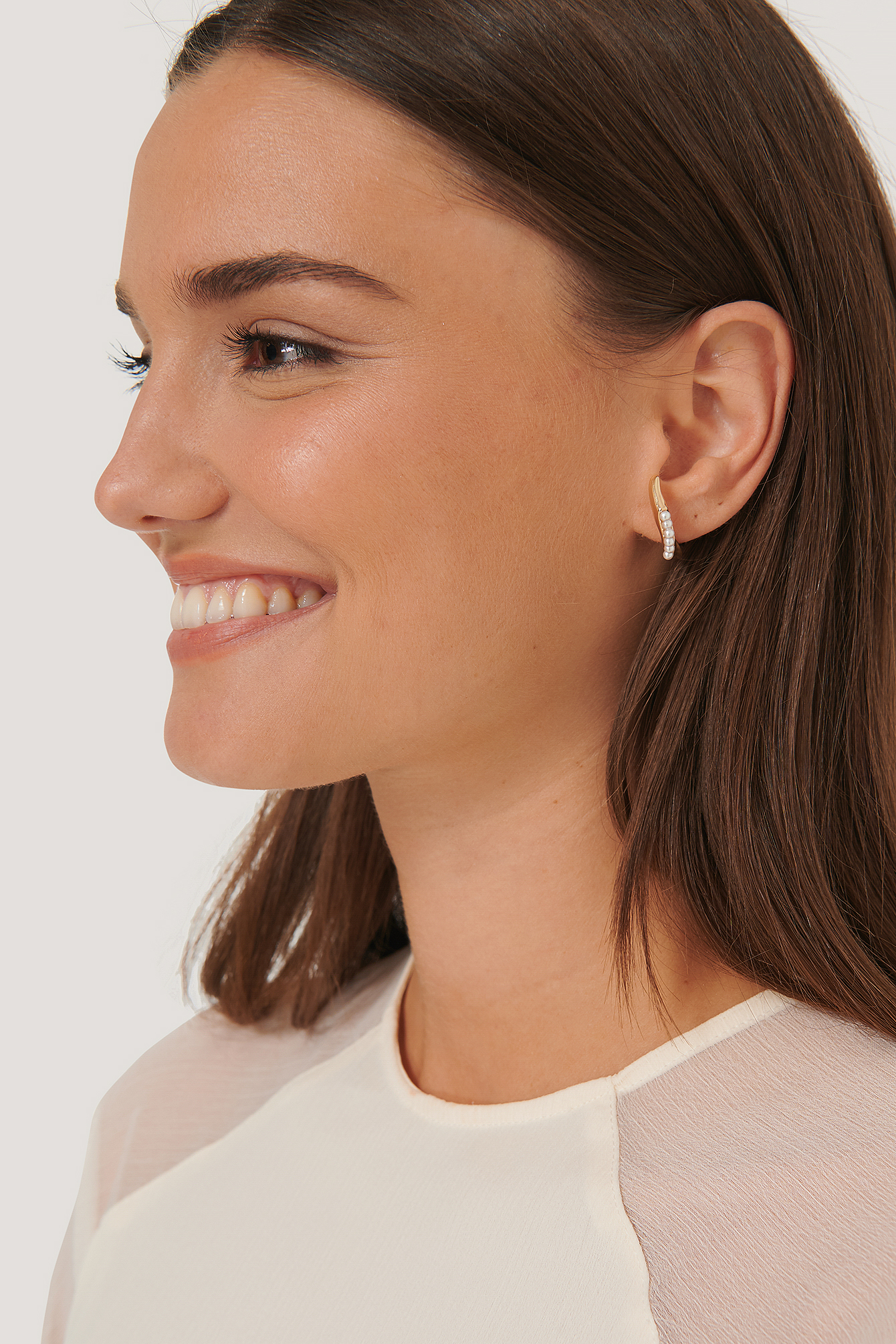 Perlen In-Ear-Ohrringe Gold | NA-KD