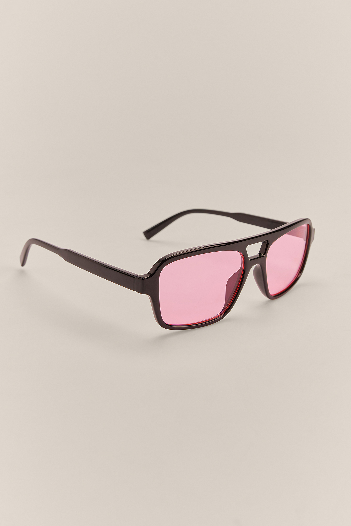 Plastic Frame Aviator Sunglasses Rosa | na-kd.com
