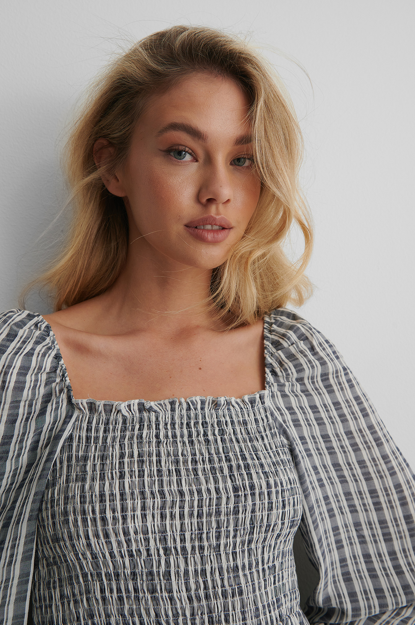 Bedrucktes Smock-Top Mehrfarbig | NA-KD