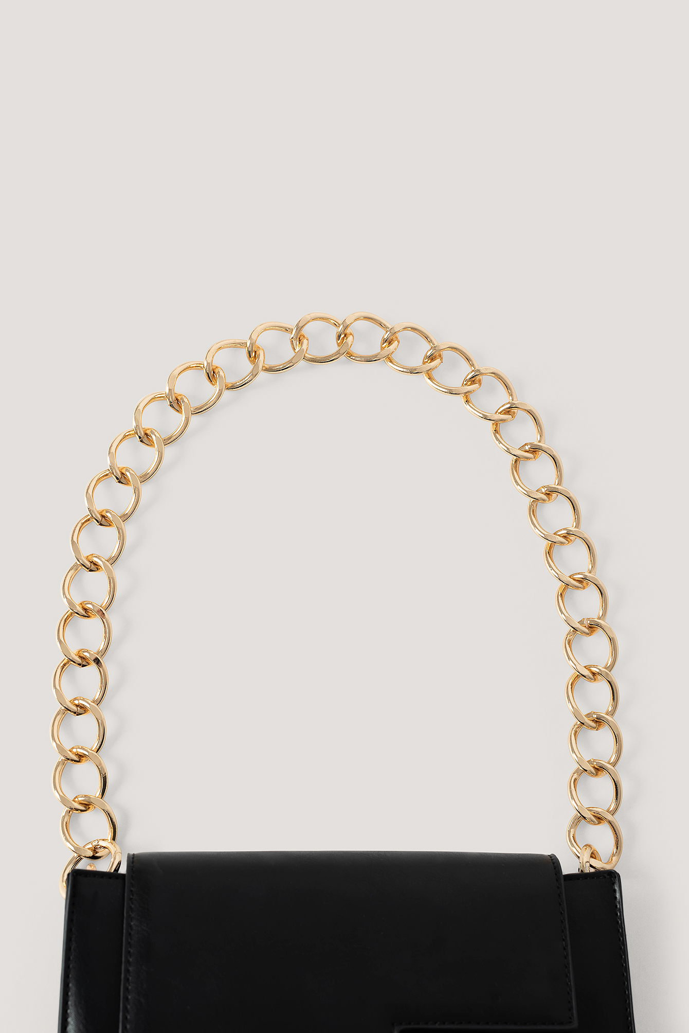 Removable Chunky Bag Chain Gold | na-kd.com