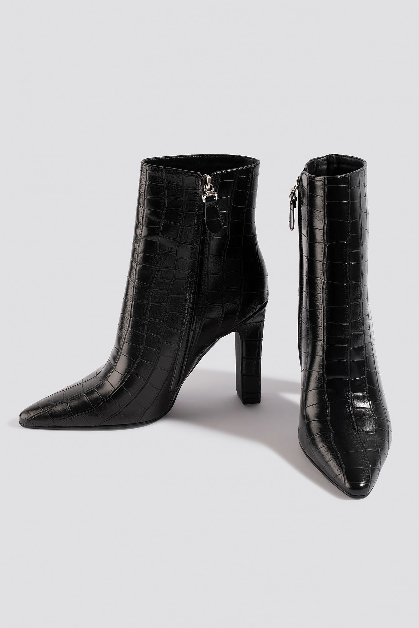 Rounded Toe Boots Black | na-kd.com