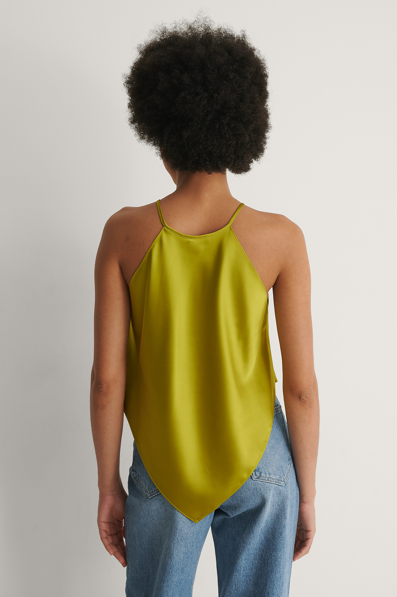 Scarf Singlet Green | na-kd.com