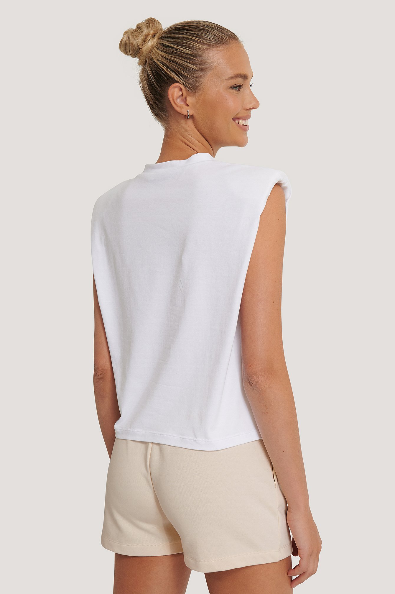 Organic Shoulder Pad Top White | na-kd.com