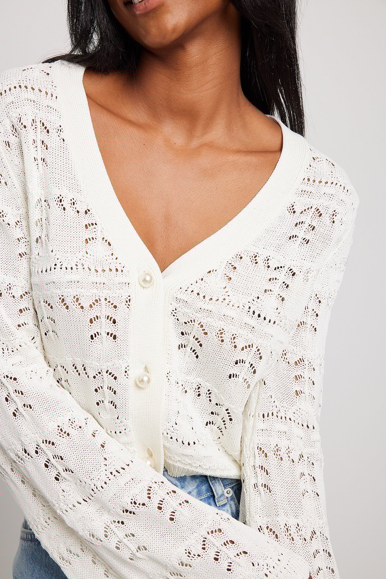 Hvit cardigan - Finn den beste prisen på Prisjakt