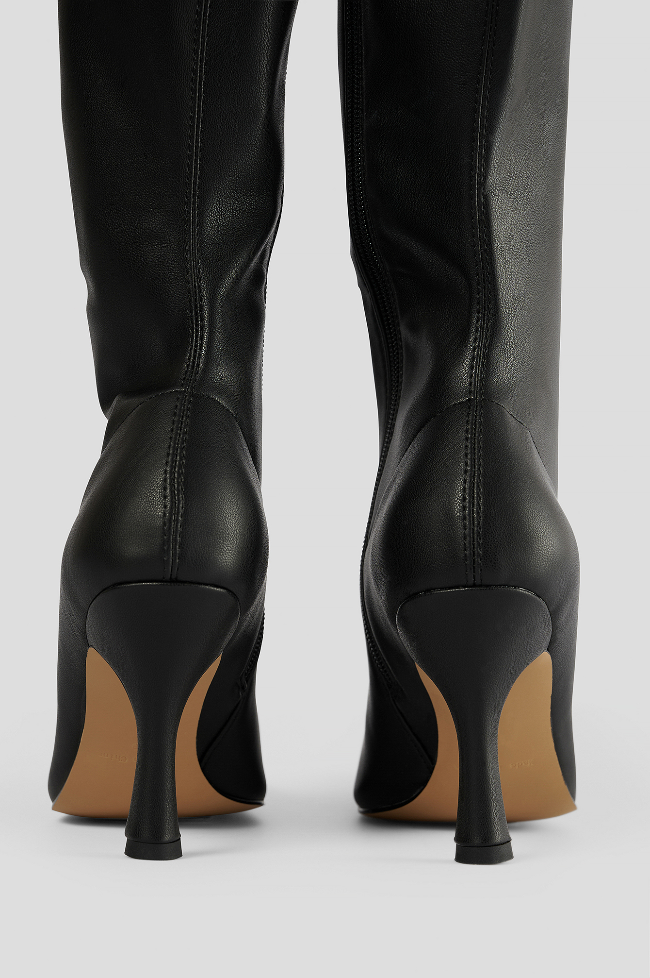 Slim Long Toe Boots Black | na-kd.com