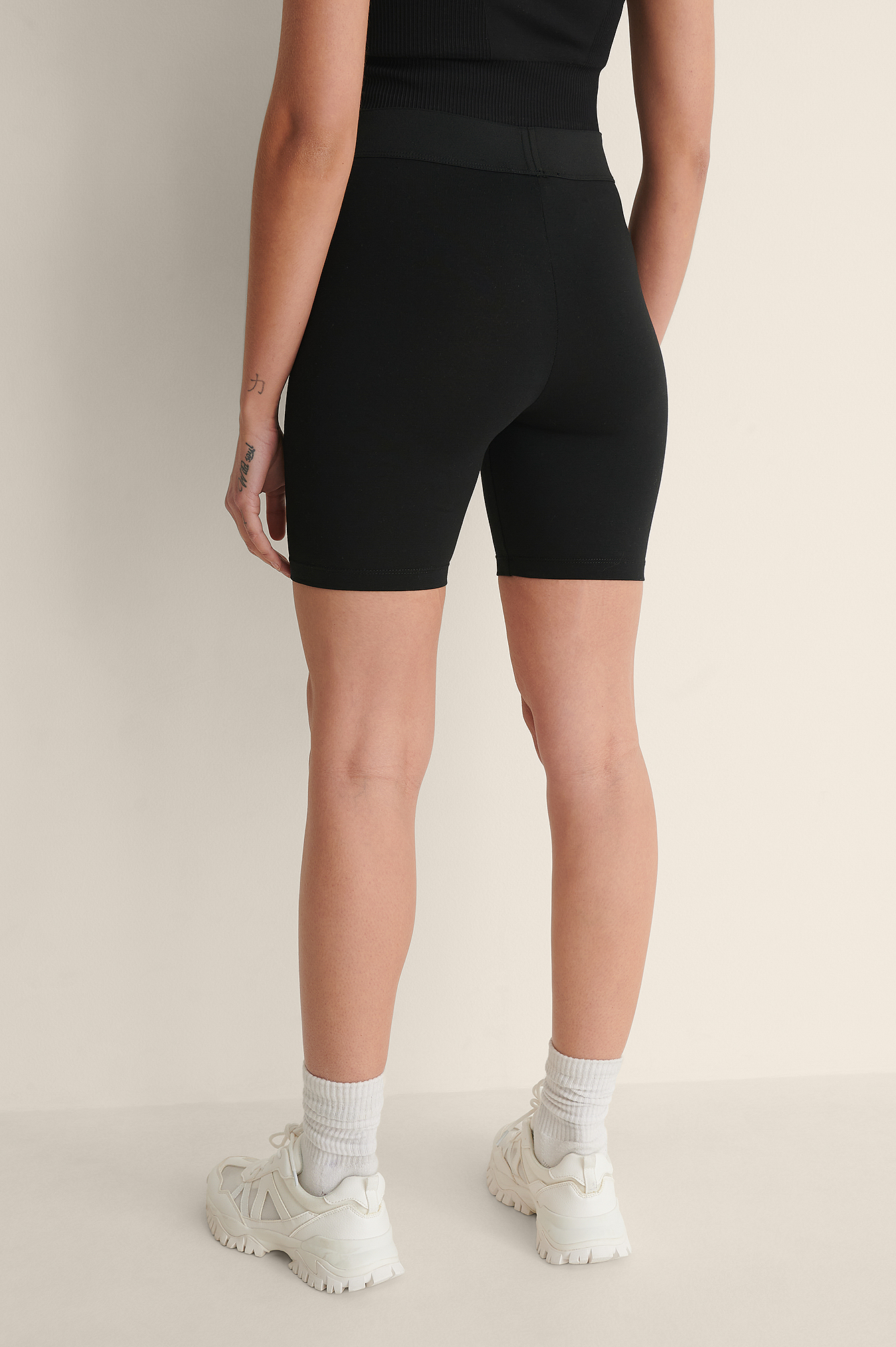 Slim Mini Short Tights Black | na-kd.com