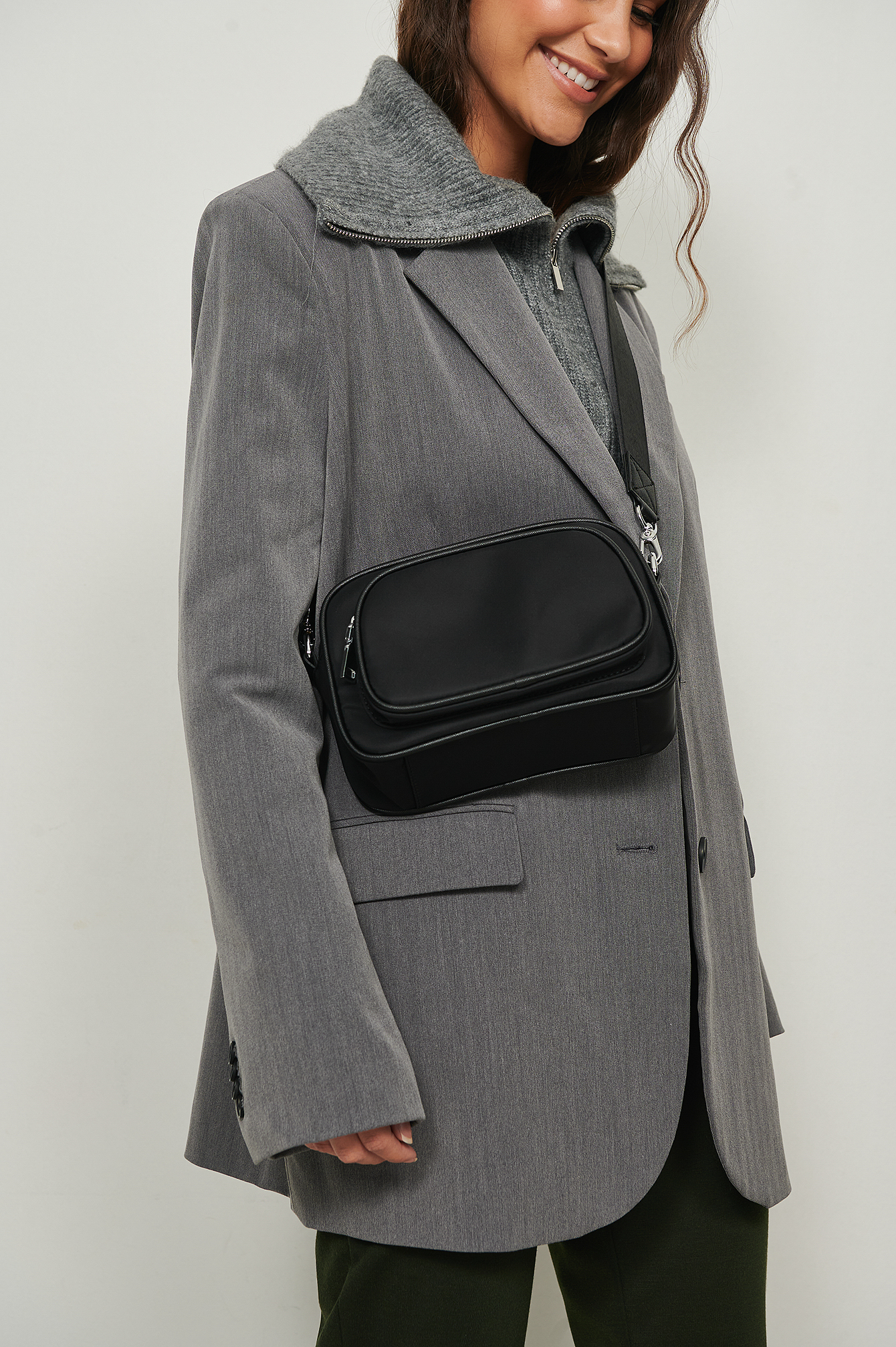 Sporty Compartment Bag Black | NA-KD