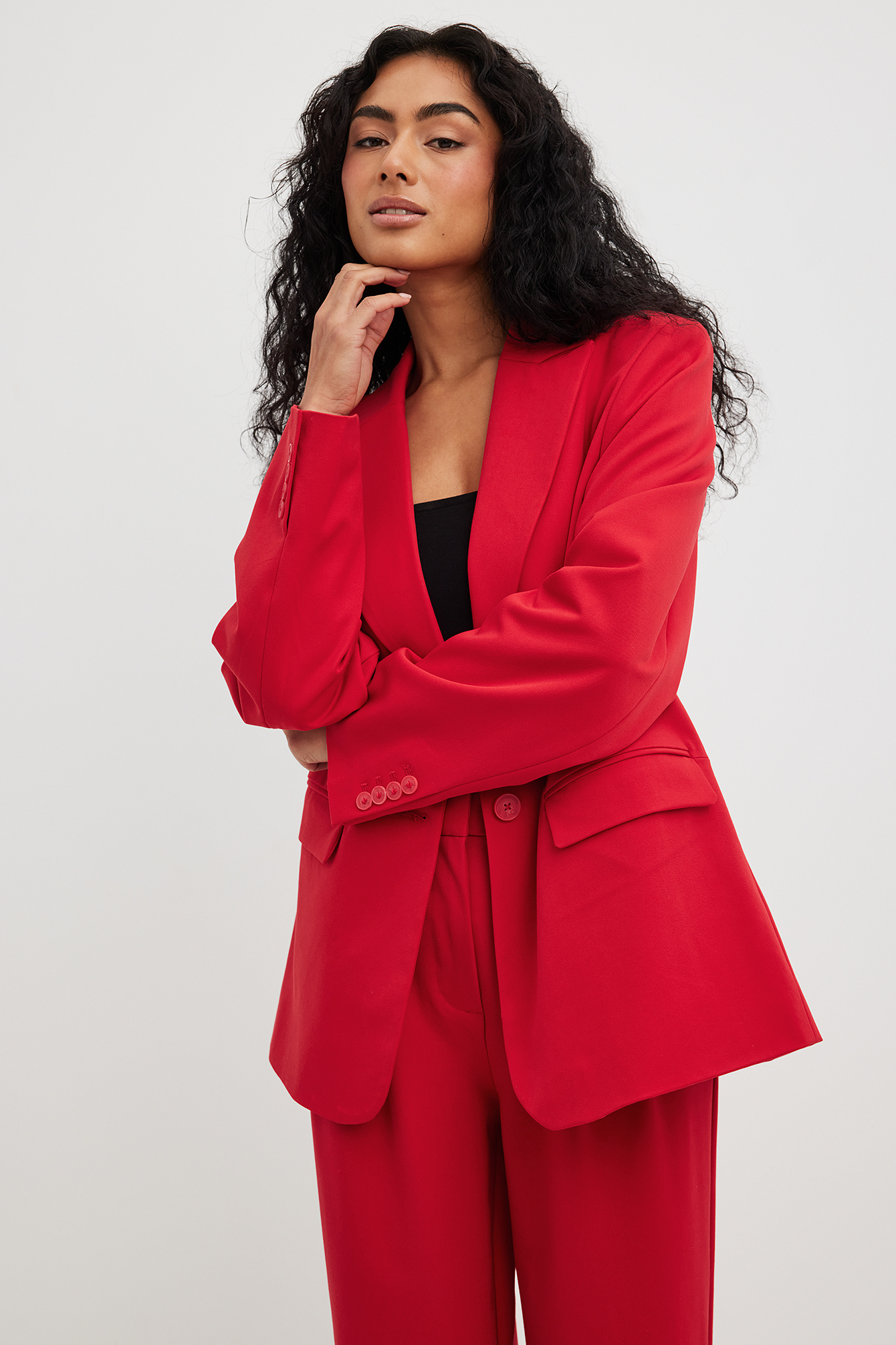 Statement blazer Röd | NA-KD