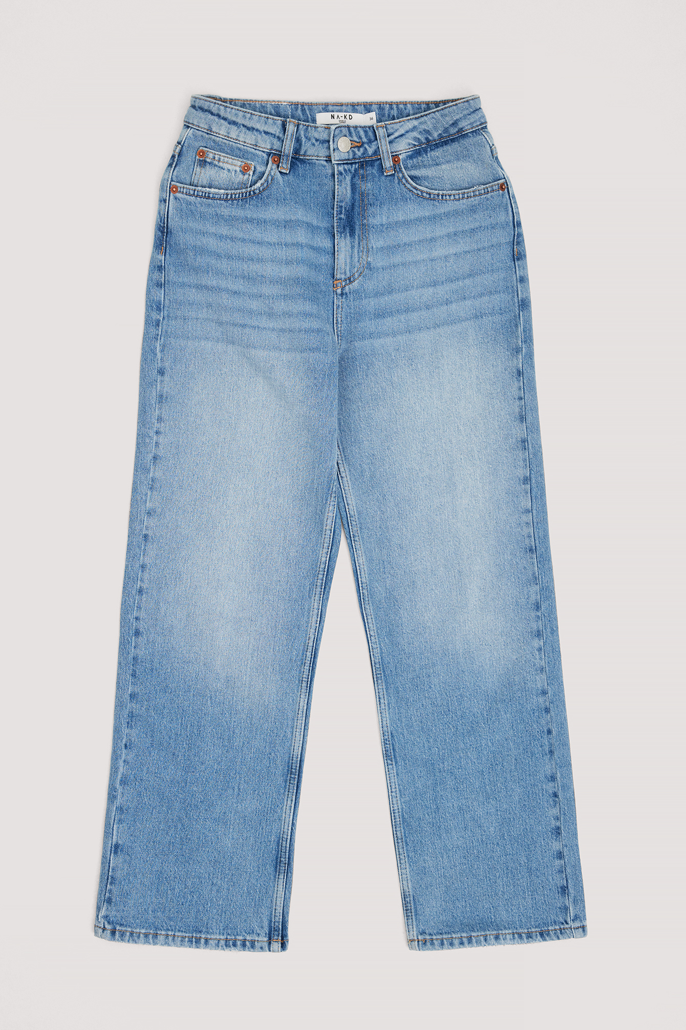 Jean court taille haute Bleu | NA-KD