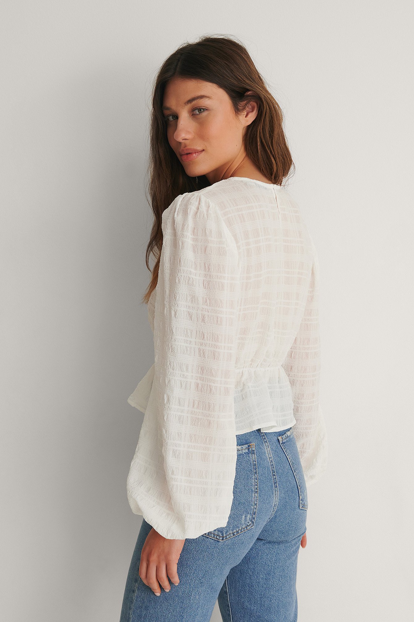 Structured Blouse White | na-kd.com