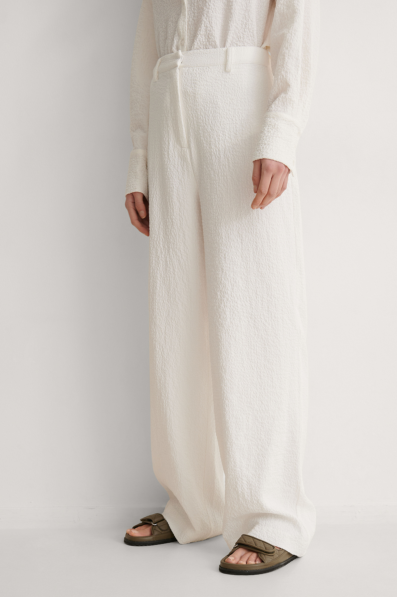 Structure Pants White | na-kd.com