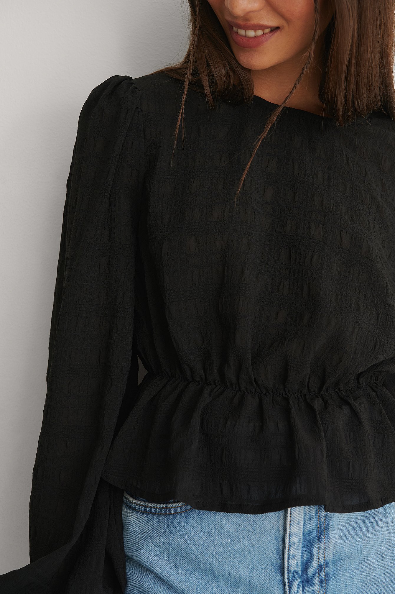 Structured Blouse Black | na-kd.com