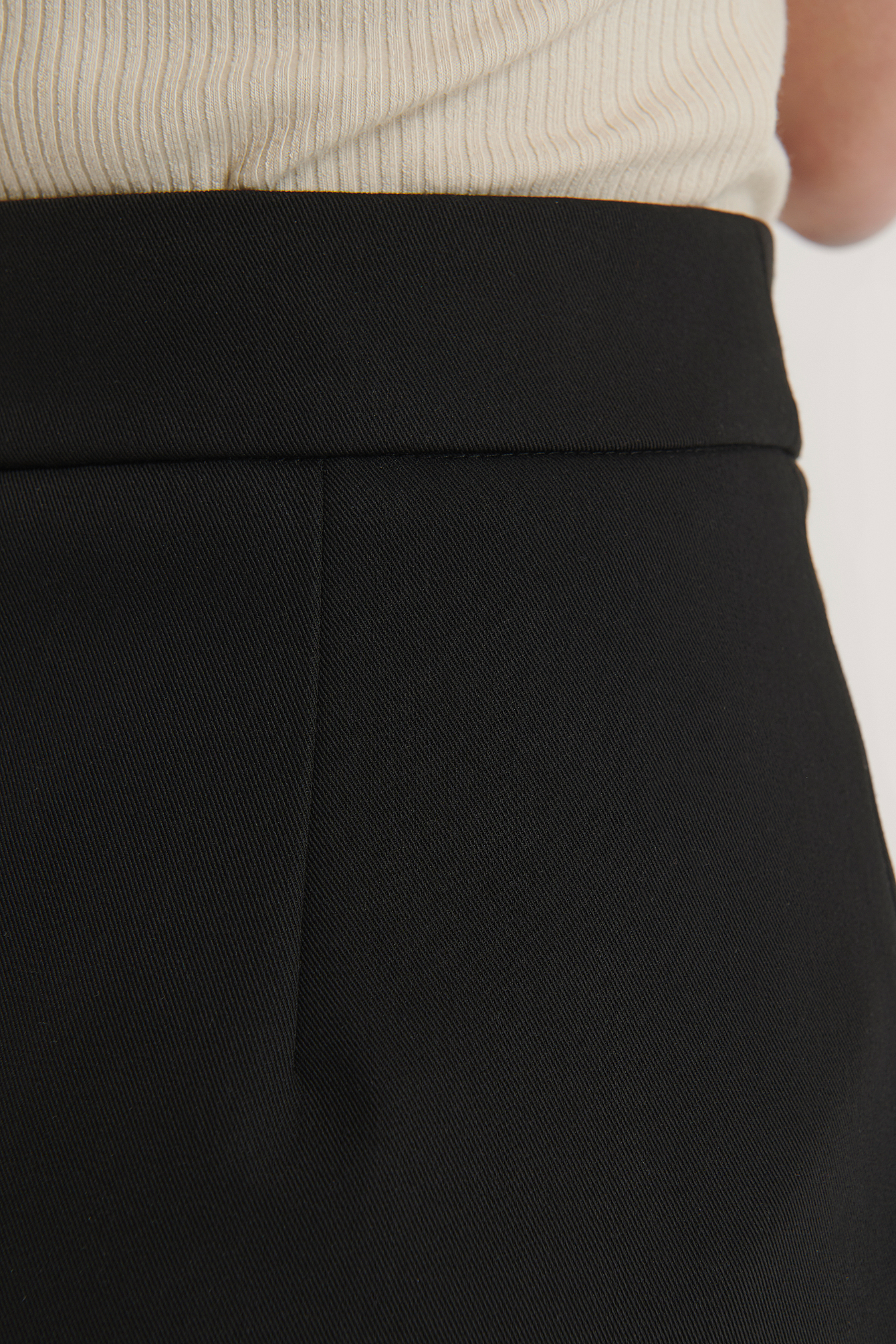Tailored A Line Mini Skirt Black Na