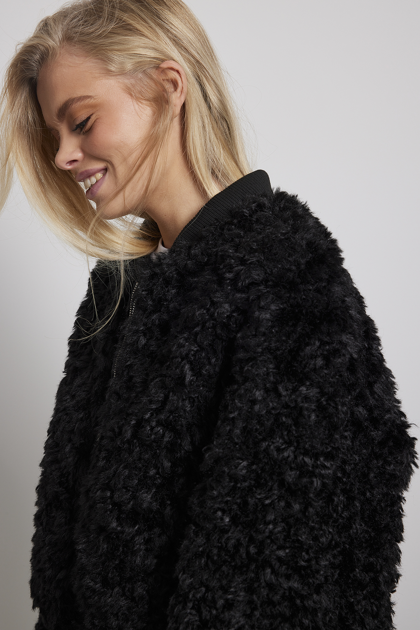 Womens Black Teddy Jackets | na-kd.com