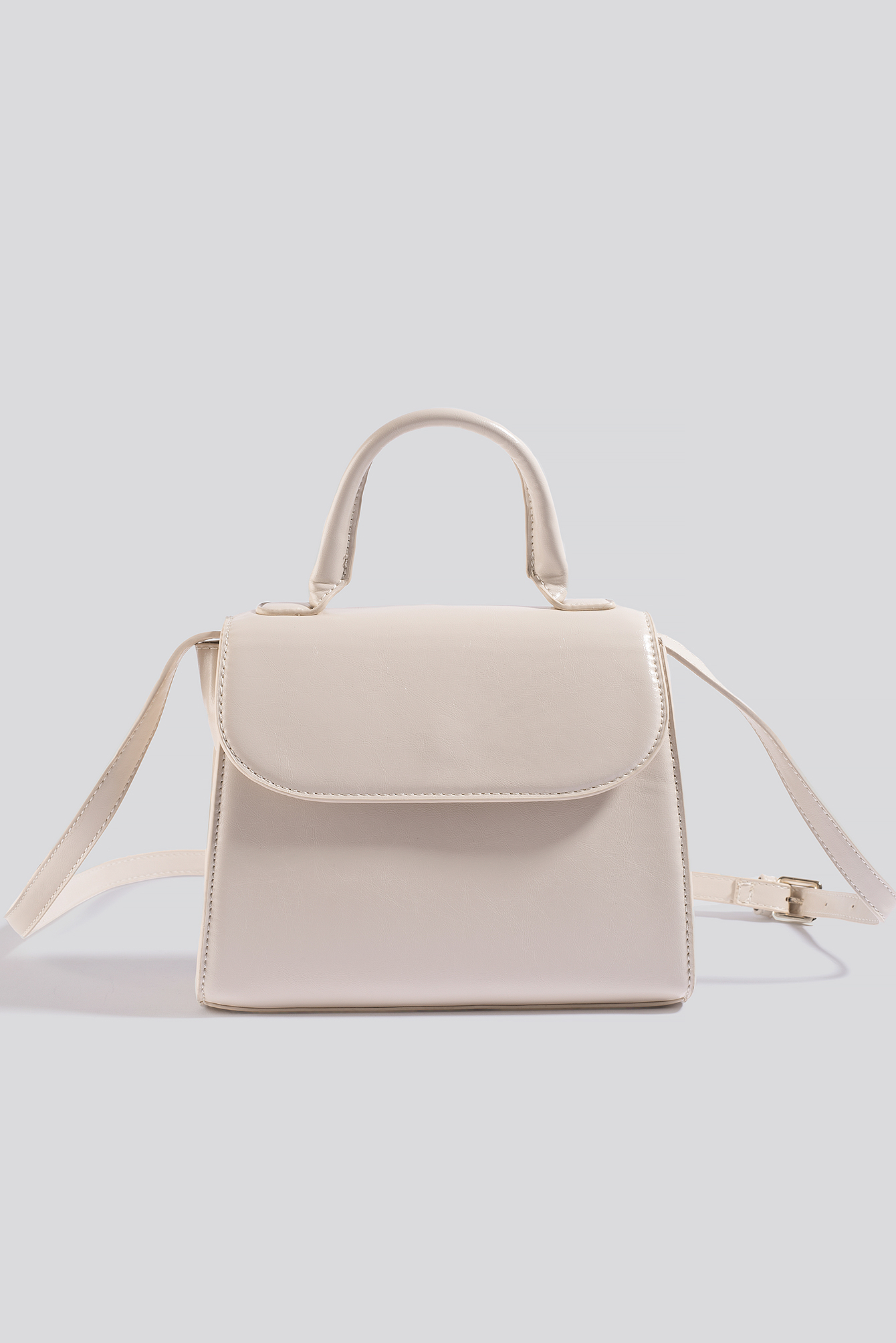 Top Handle Crossbody Bag White | NA-KD
