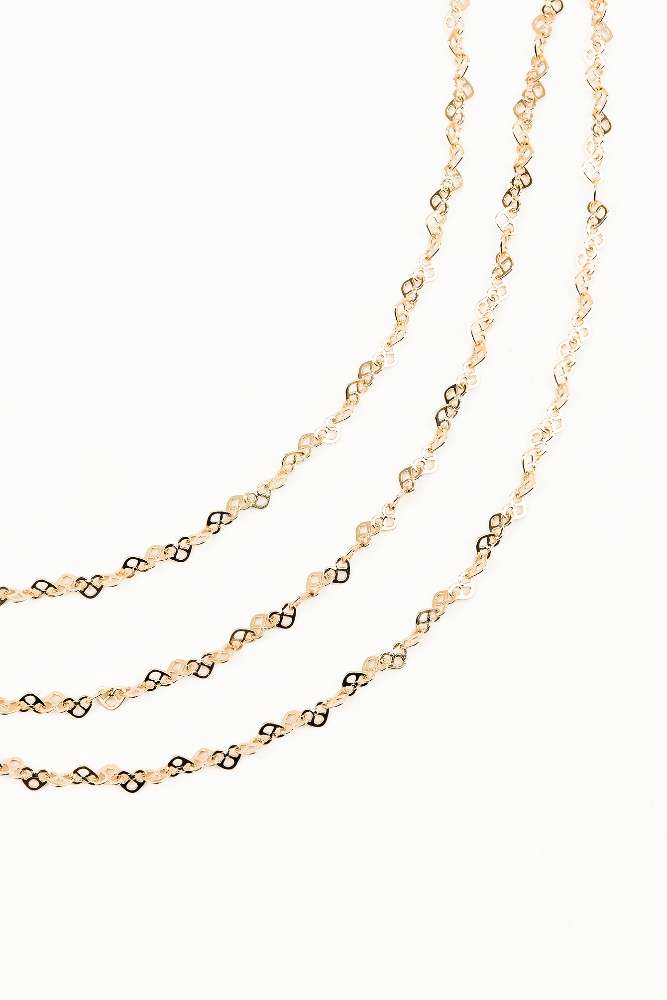 Triple Layer Heart Chain Choker Gold | na-kd.com