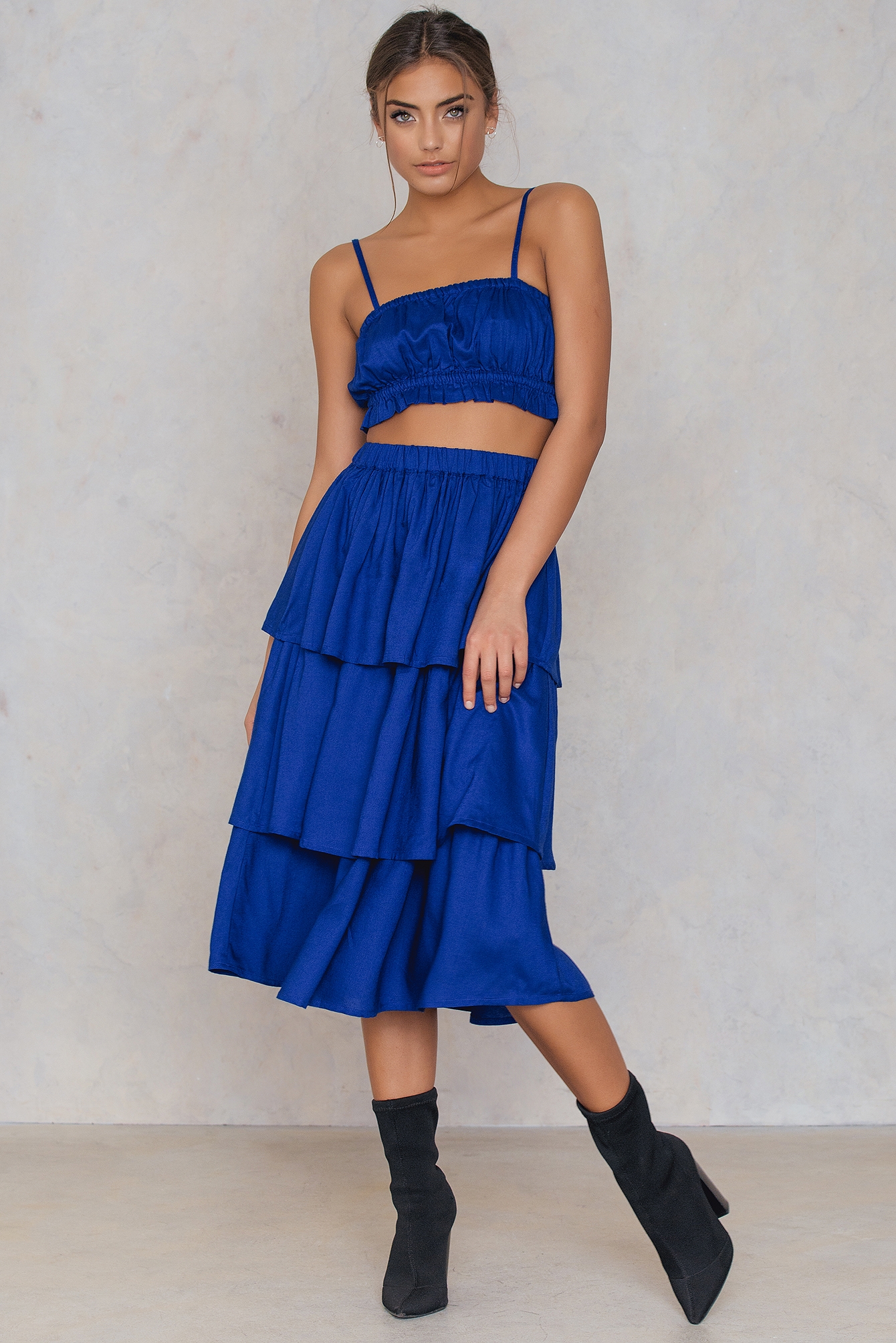 Triple Layer Skirt Navy | NA-KD