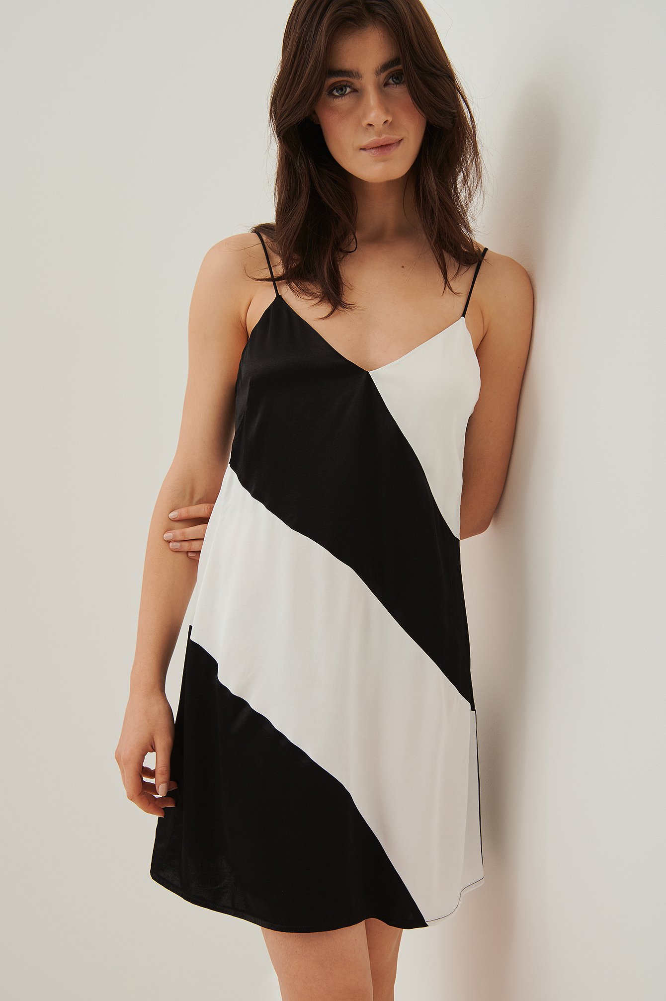 Two Coloured Mini Dress Multicolor | na-kd.com