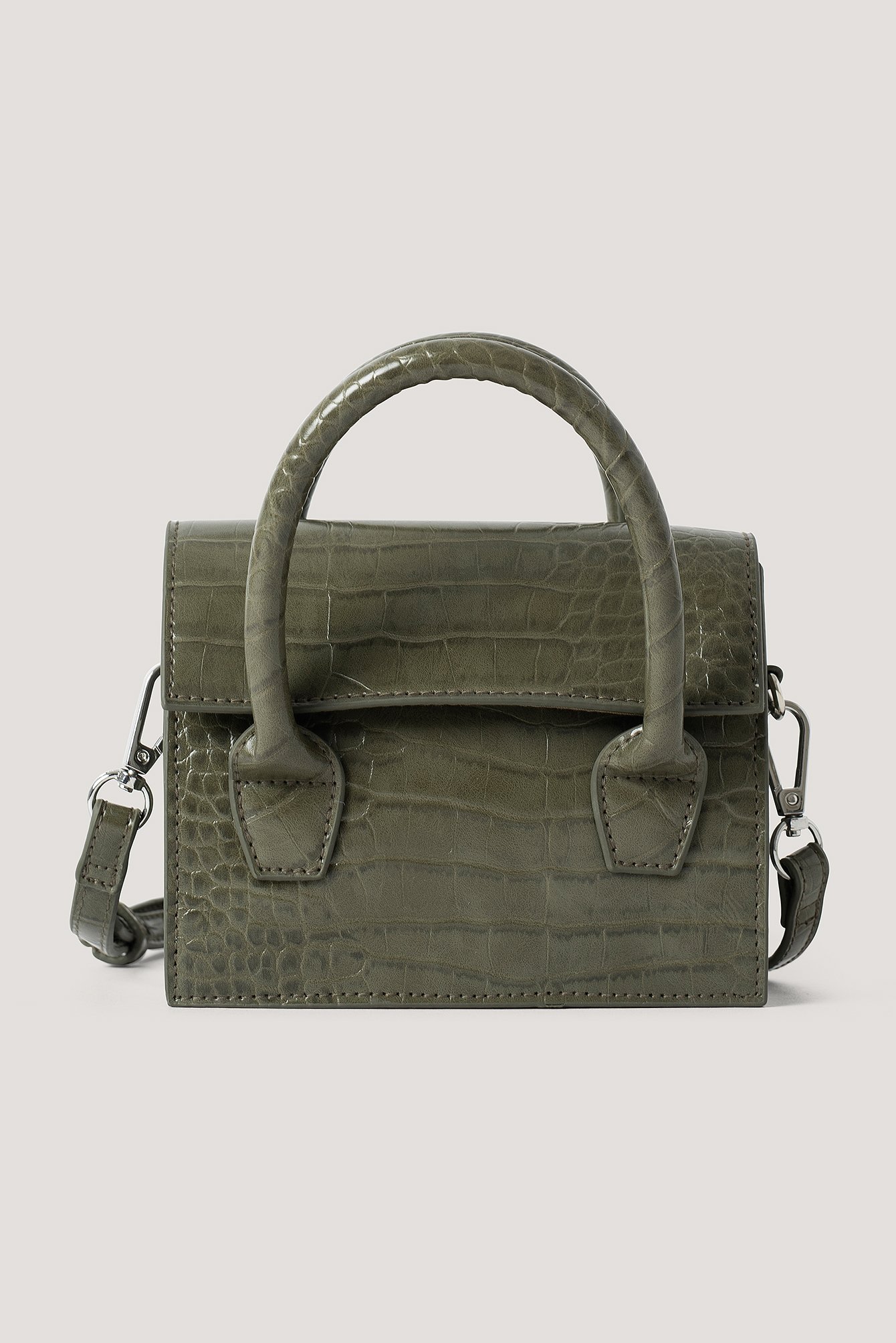 Two Way Mini Top Handle Bag Green | NA-KD