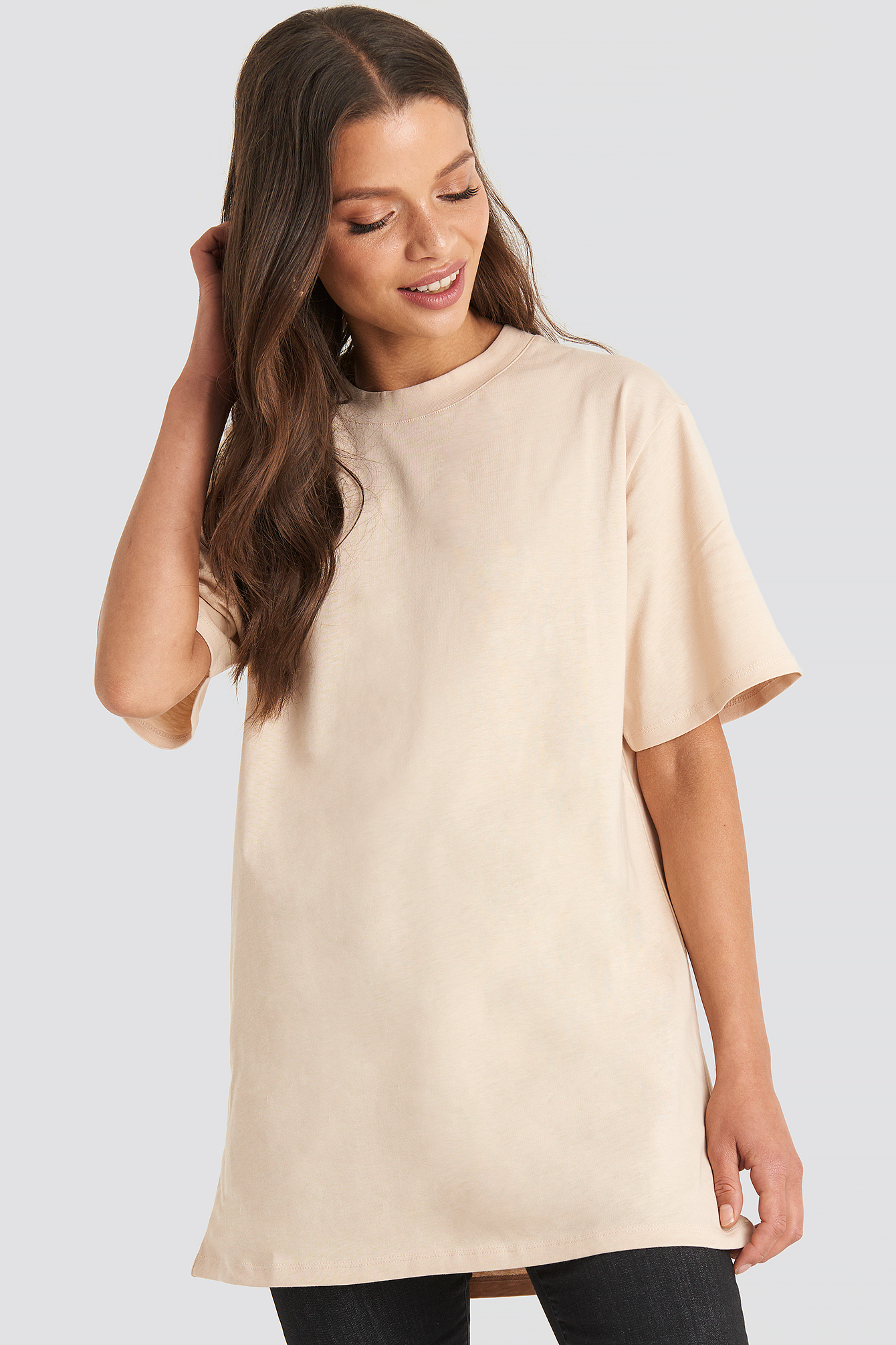 Unisex Tee Beige | NA-KD