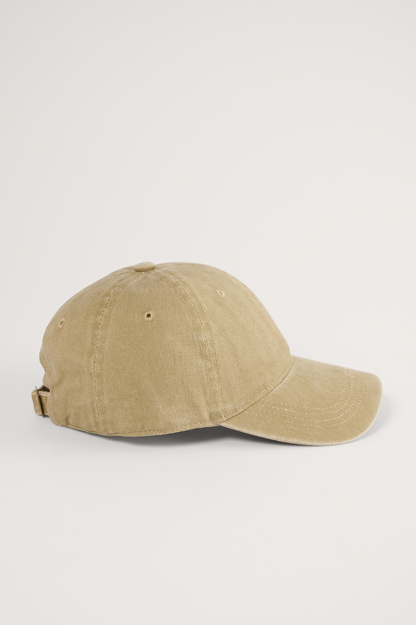 Washed Denim Look Cap Beige | na-kd.com