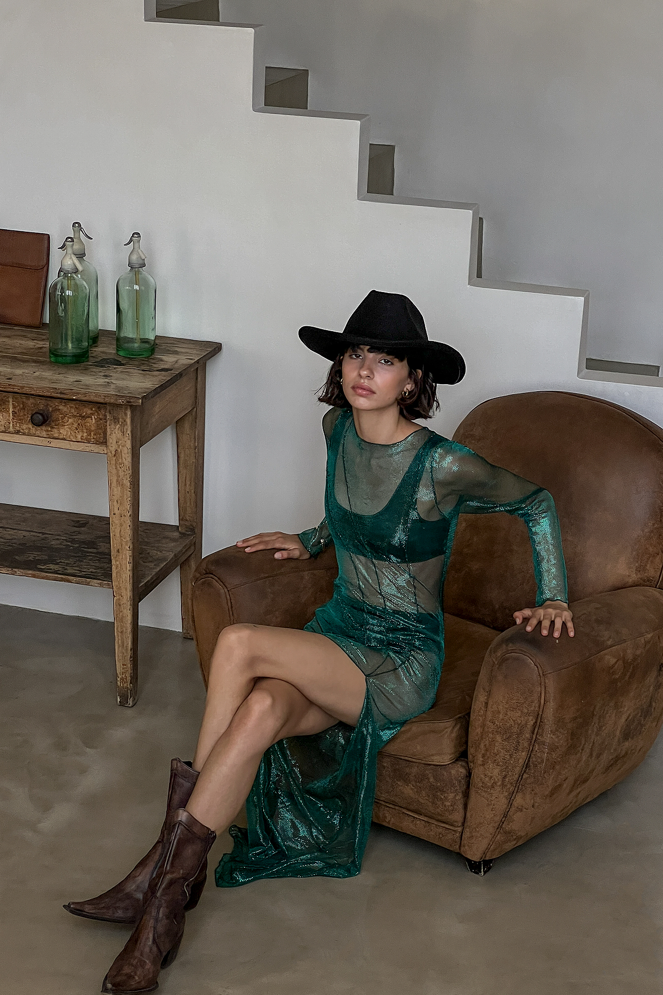 Sparkling Net Maxi Dress Black | na-kd.com