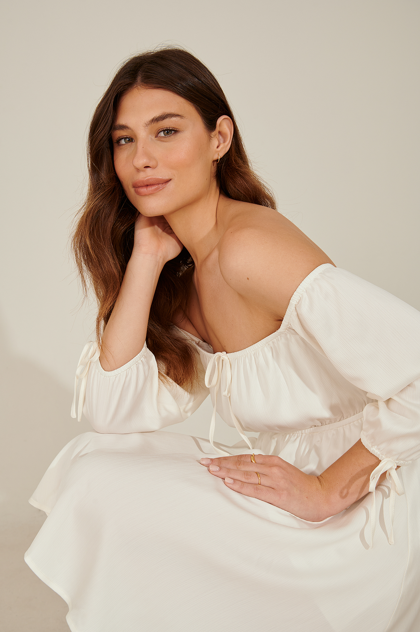 Kleid Mit Offenem Rücken Und Schlitz-Detail Blumen | na-kd.com