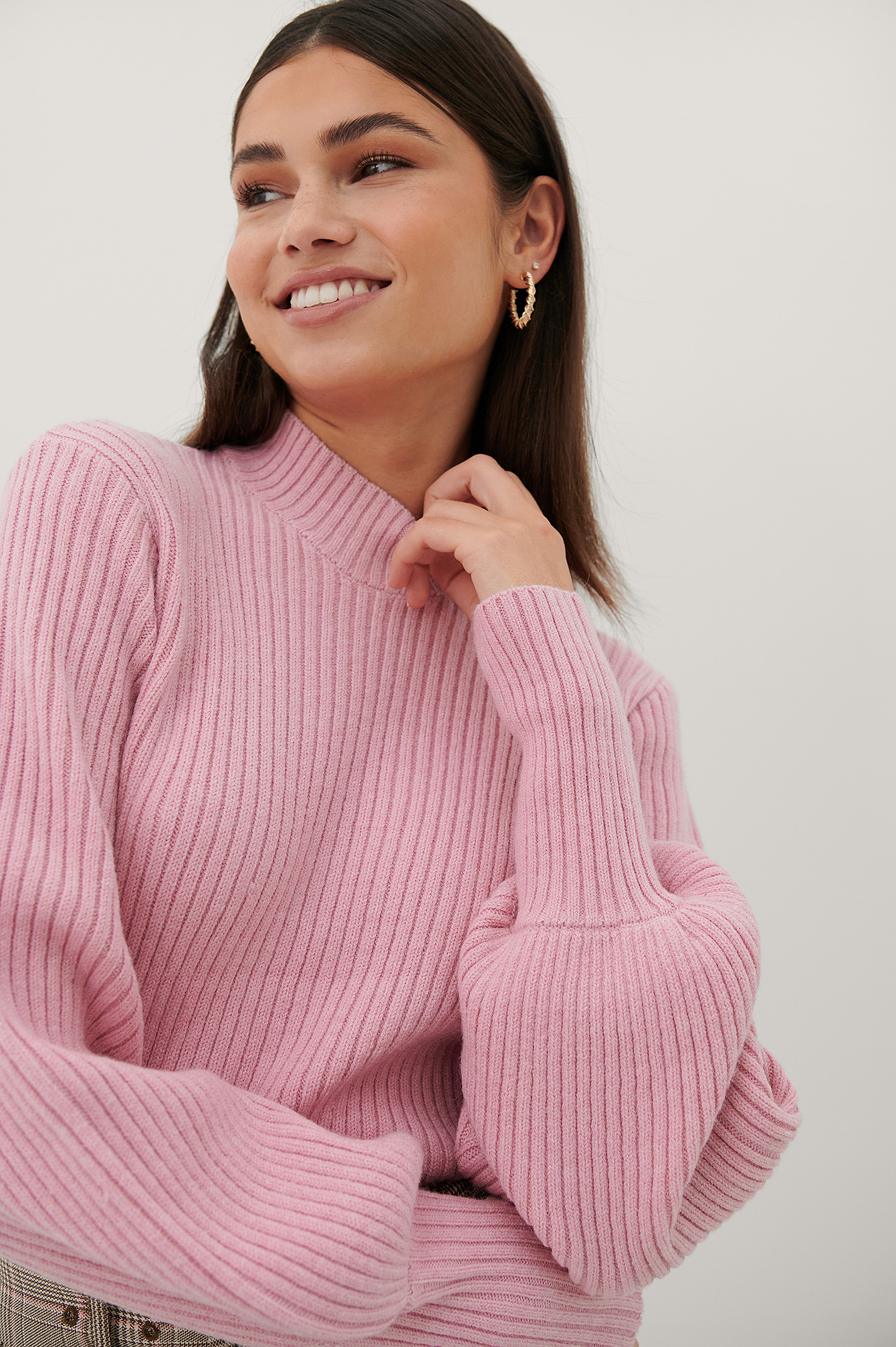Knitted Sweater Pink | NA-KD