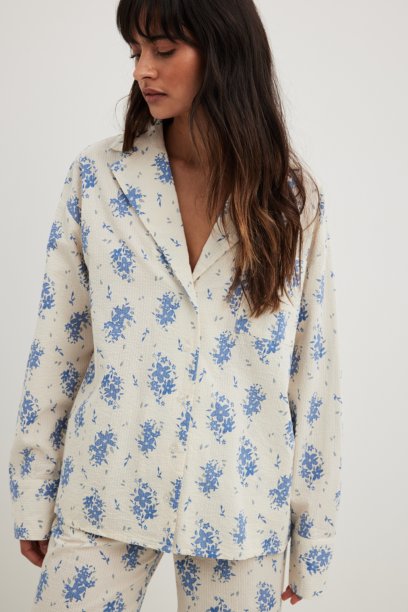 Chemise de pyjama Floral | NA-KD
