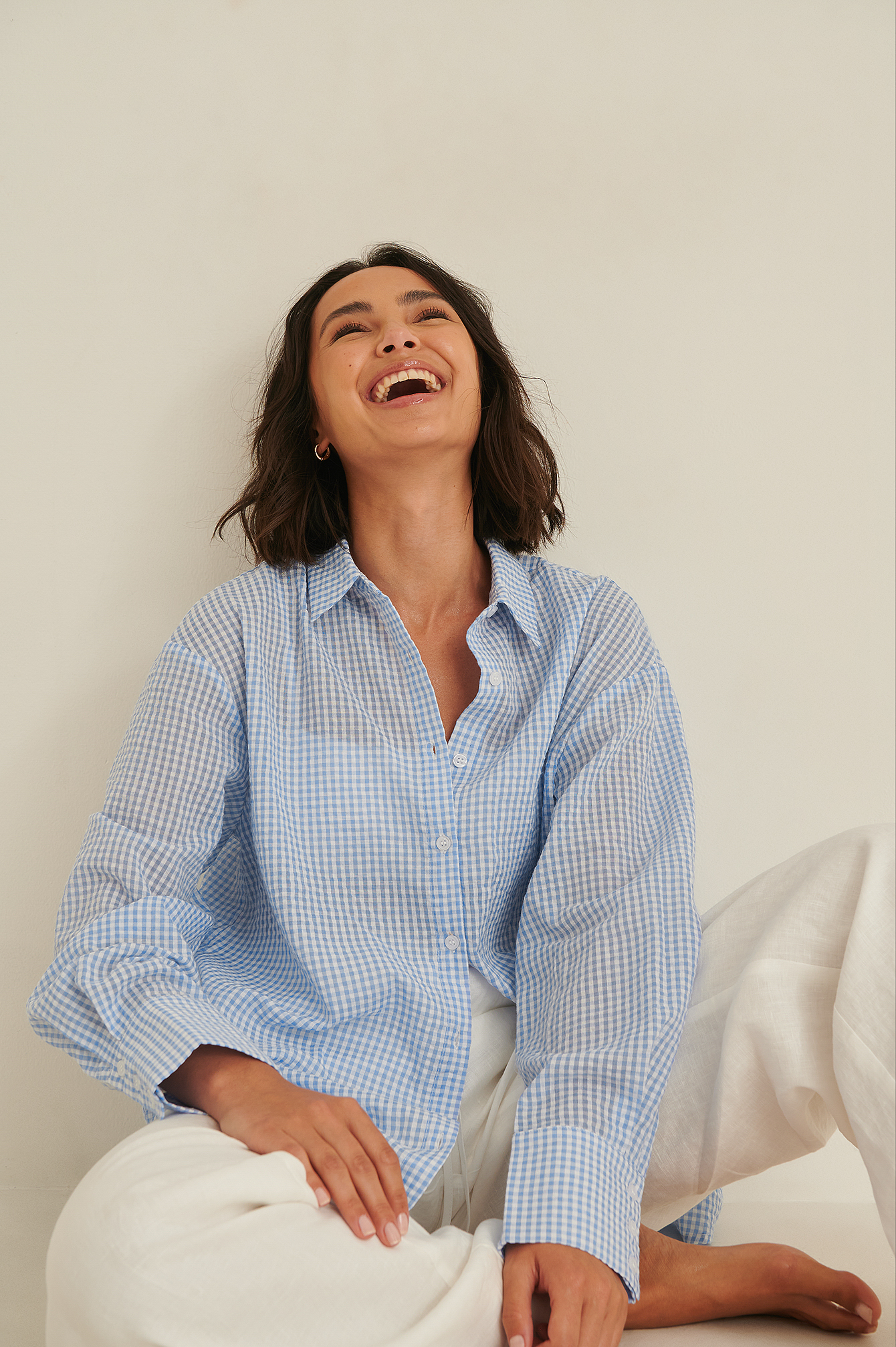 Structured Shirt Blue | NA-KD