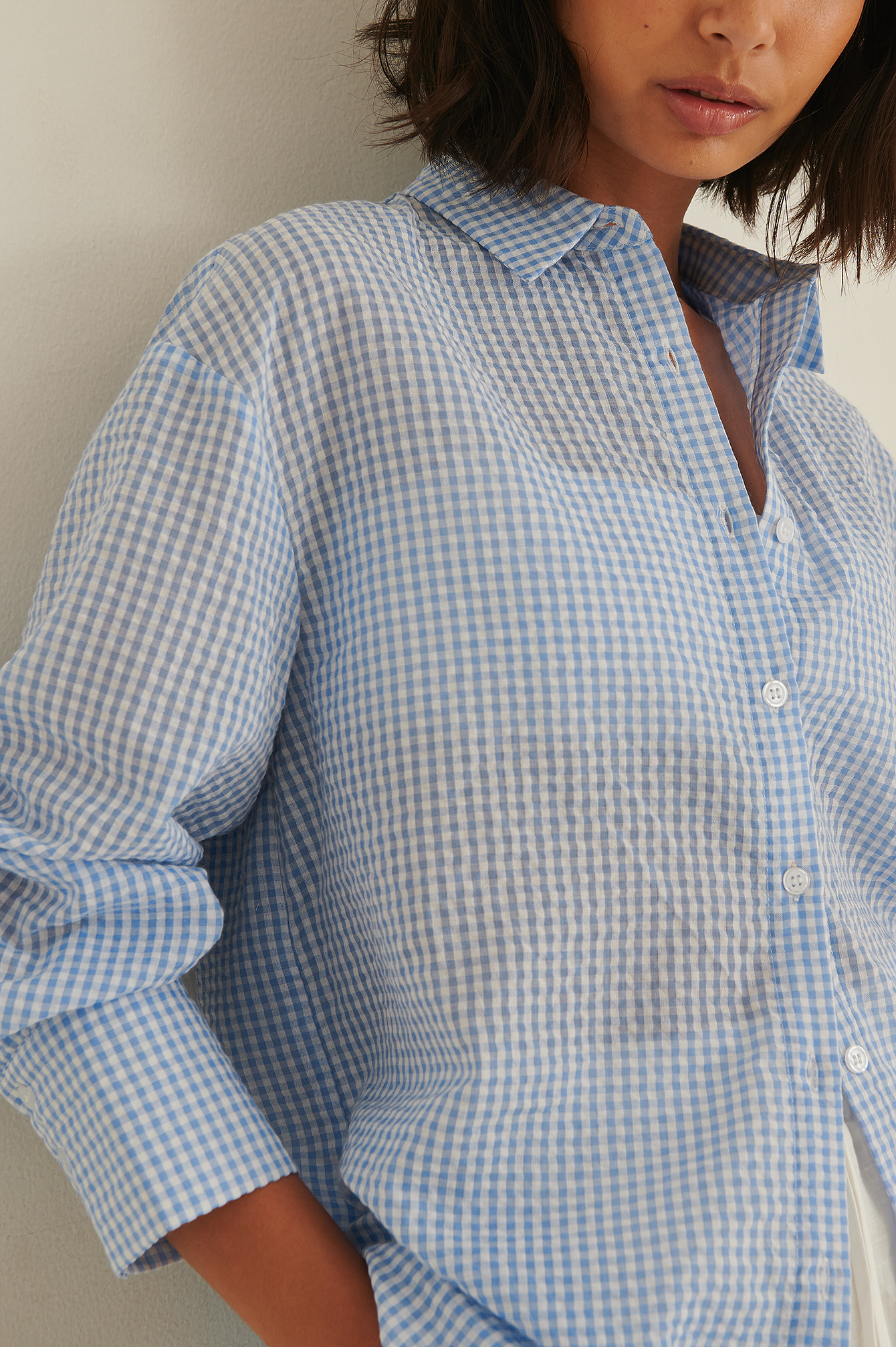 Structured Shirt Blue | na-kd.com